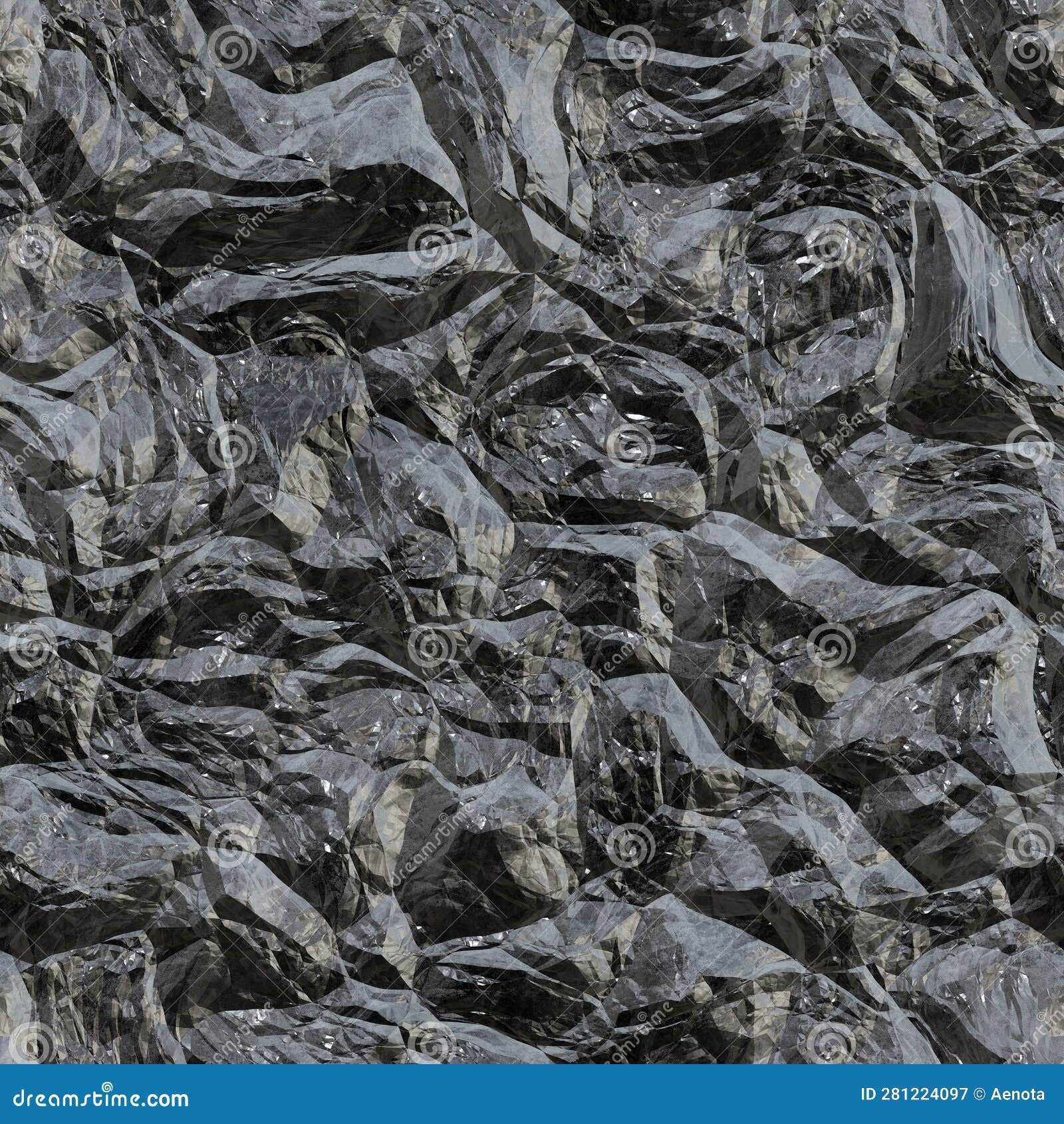 Seamless obsidian pattern stock illustration. Illustration of basalt ...