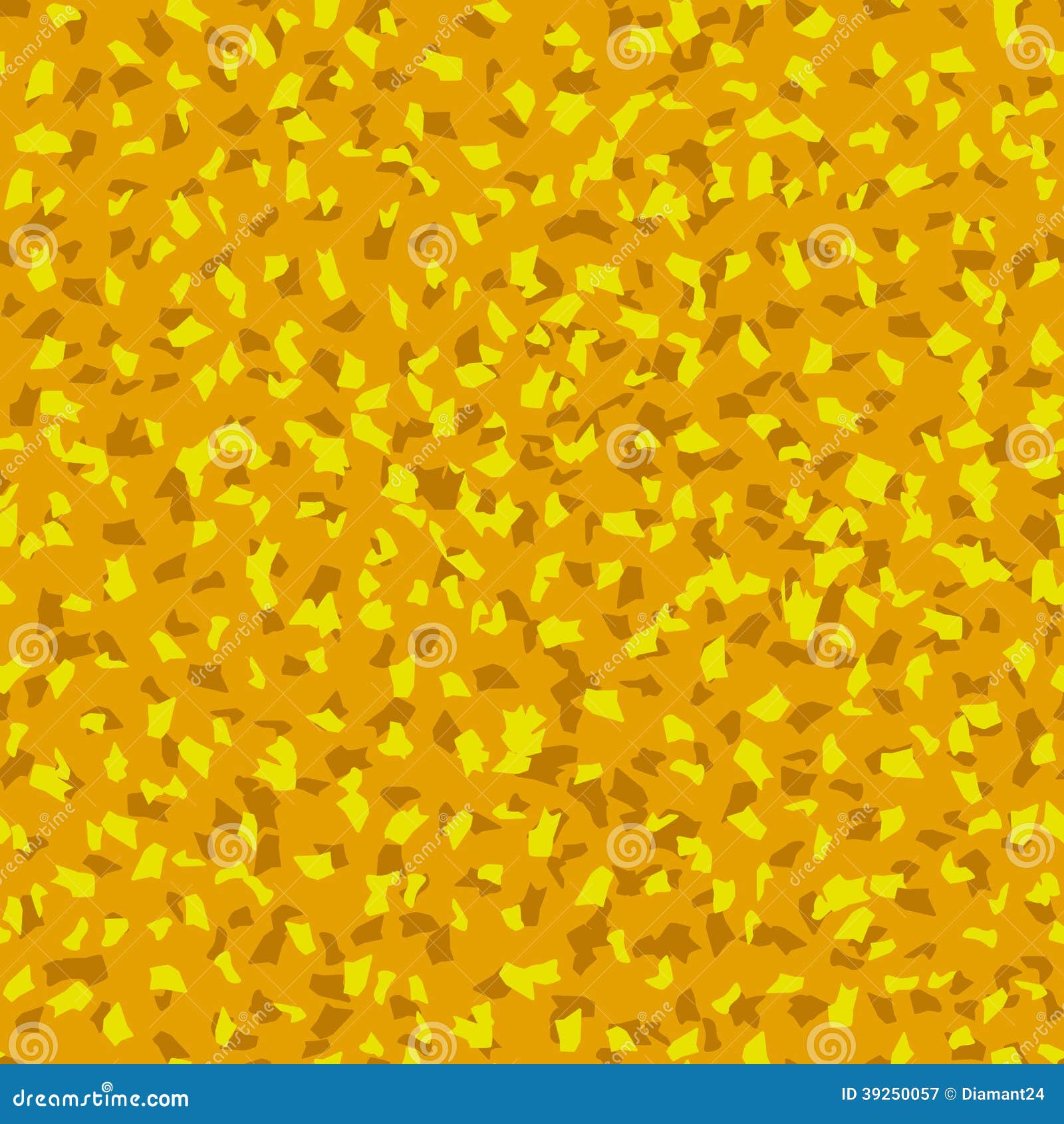 Seamless Ocher Crumb Pattern, Vector Background Stock Vector ...
