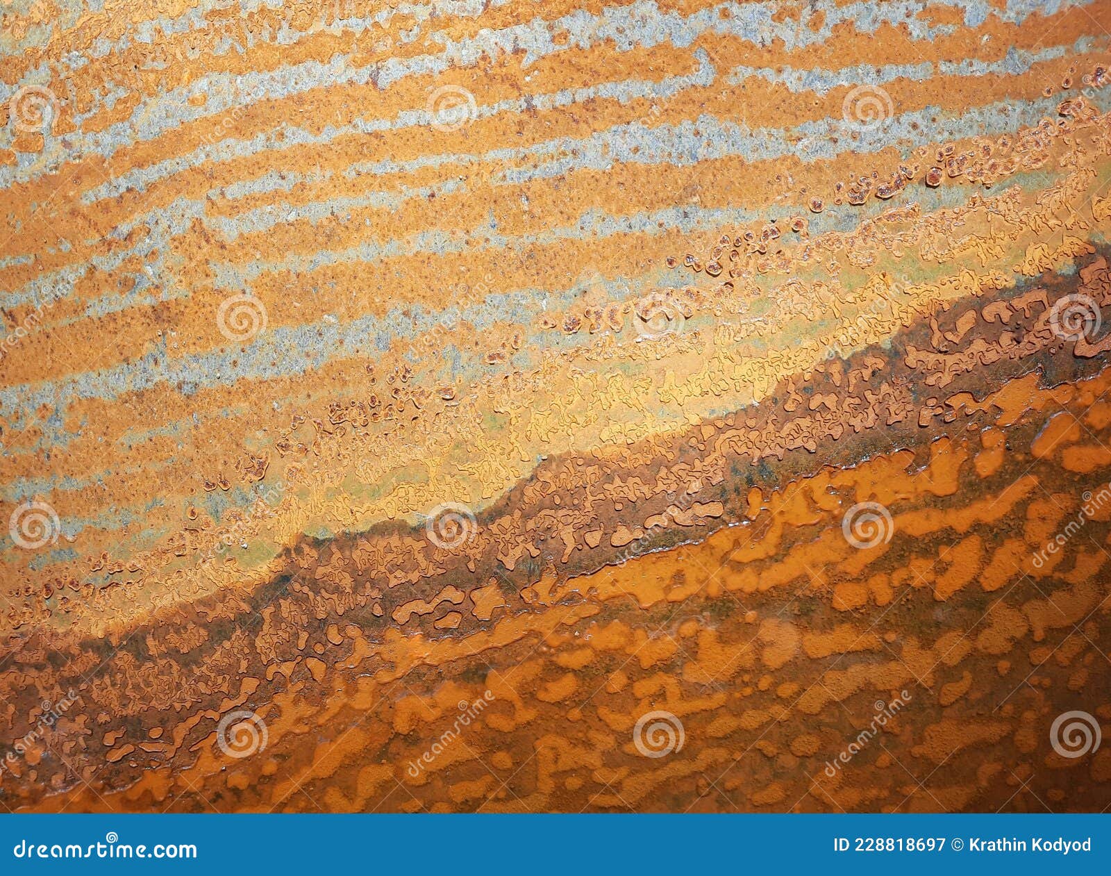 Seamless Old Rusty Metal Texture. Stock Image - Image of textured ...