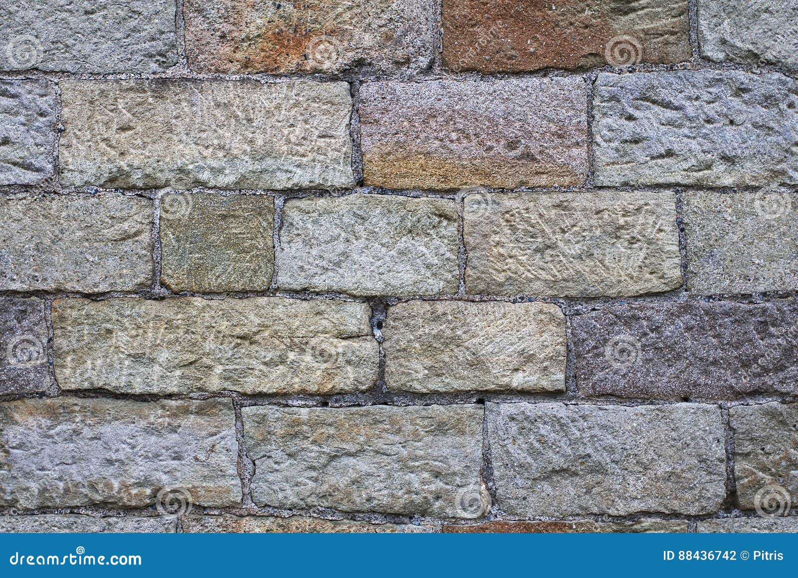 Seamless Old Stone Wall Texture Stock Photo - Image of retro, surface ...