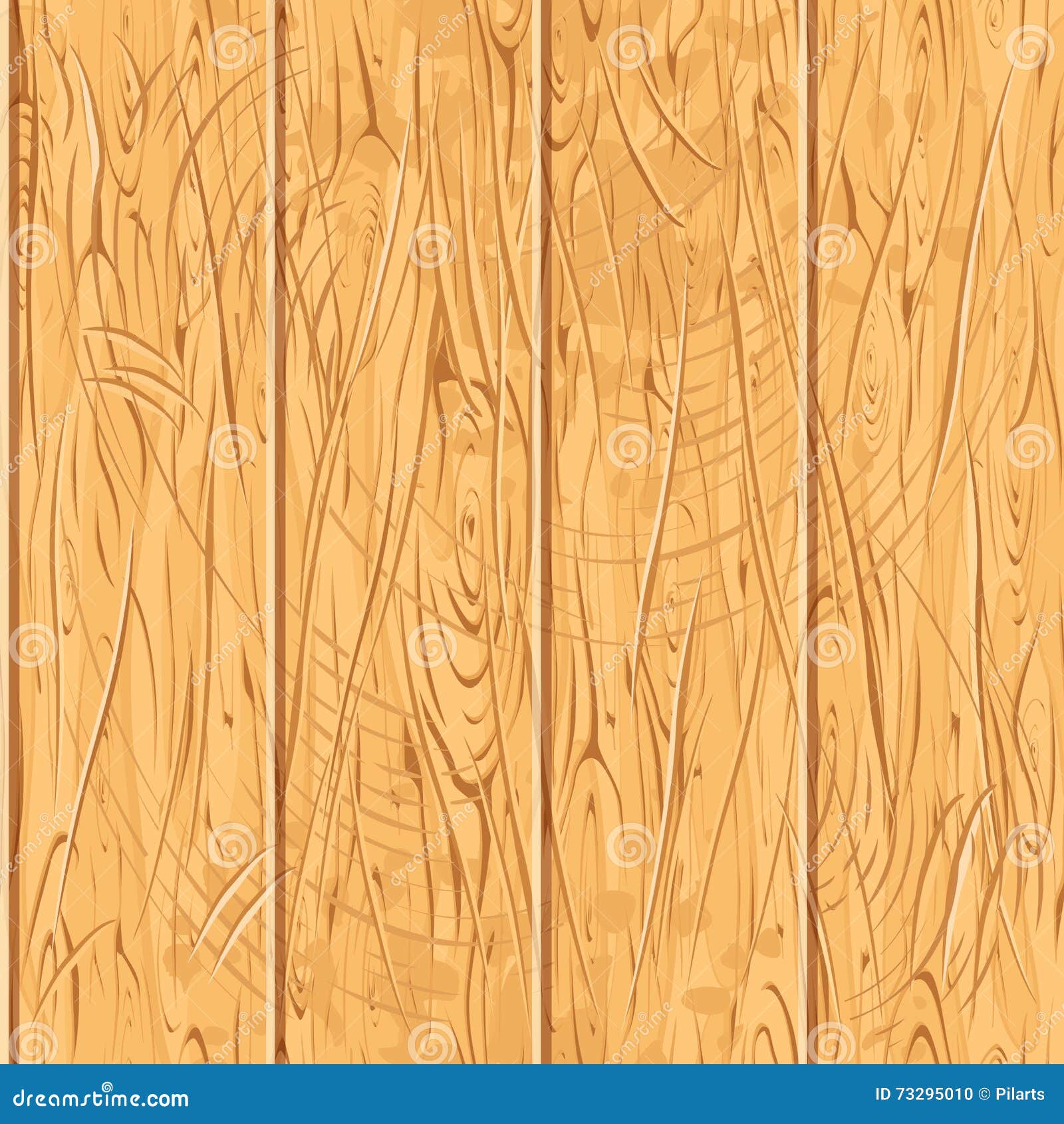 Seamless Old Wooden Planks. Vector Wood Pattern Stock Vector ...