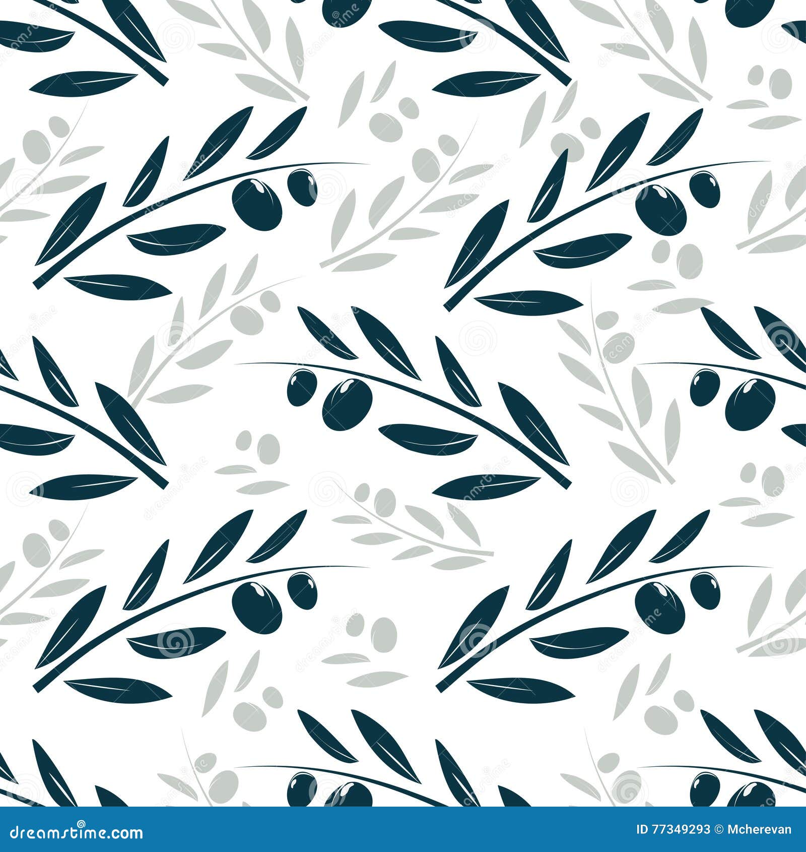 Seamless Olive Bunch Fabric Pattern. Pastel Colors Seamless Background ...