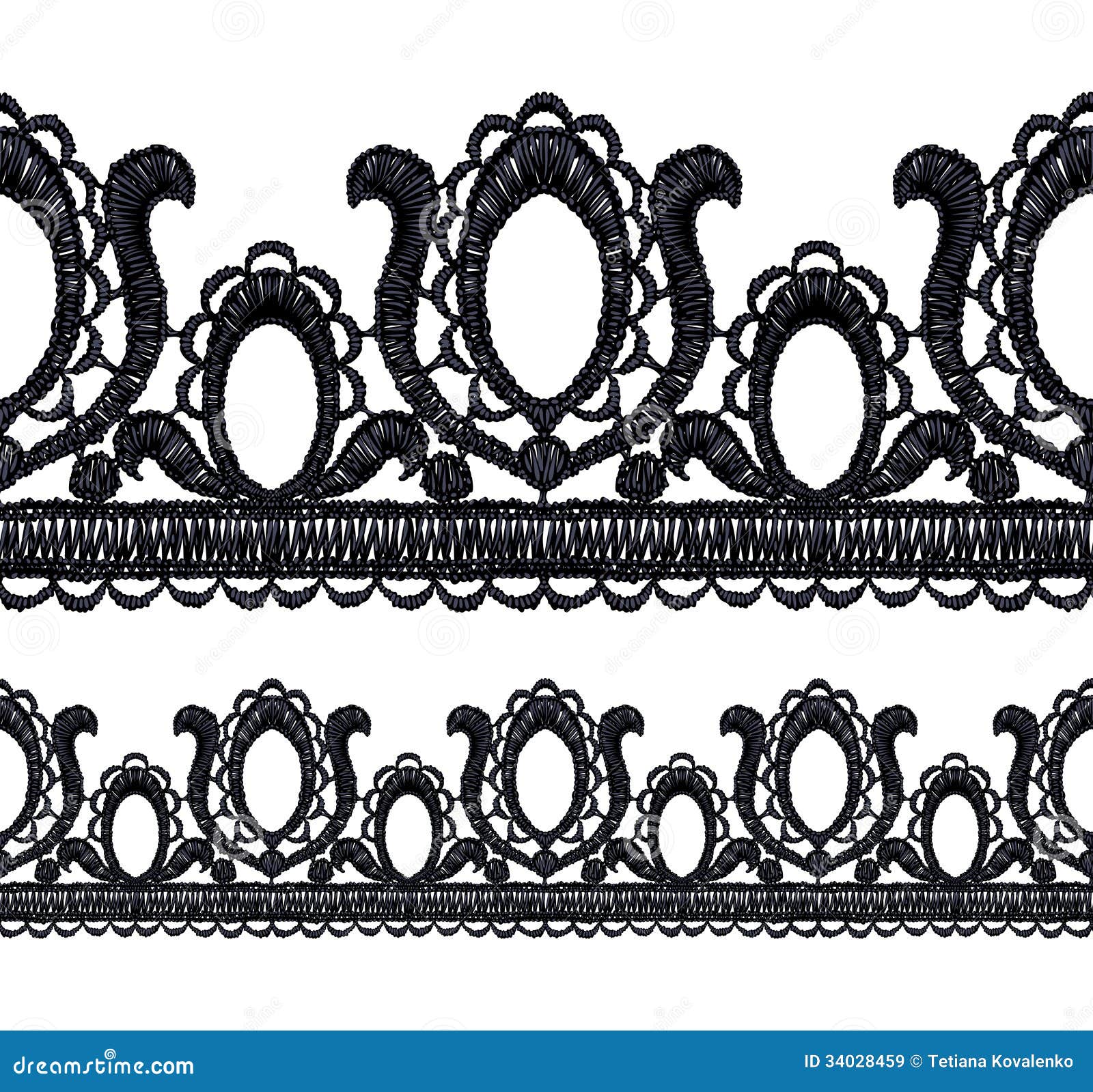 Seamless openwork lace stock illustration. Illustration of imagery ...