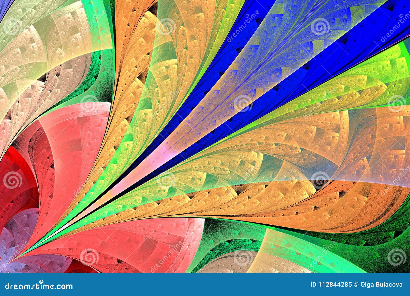 Multicolored Floral Pattern in Stained-glass Window Style. You Can Use ...