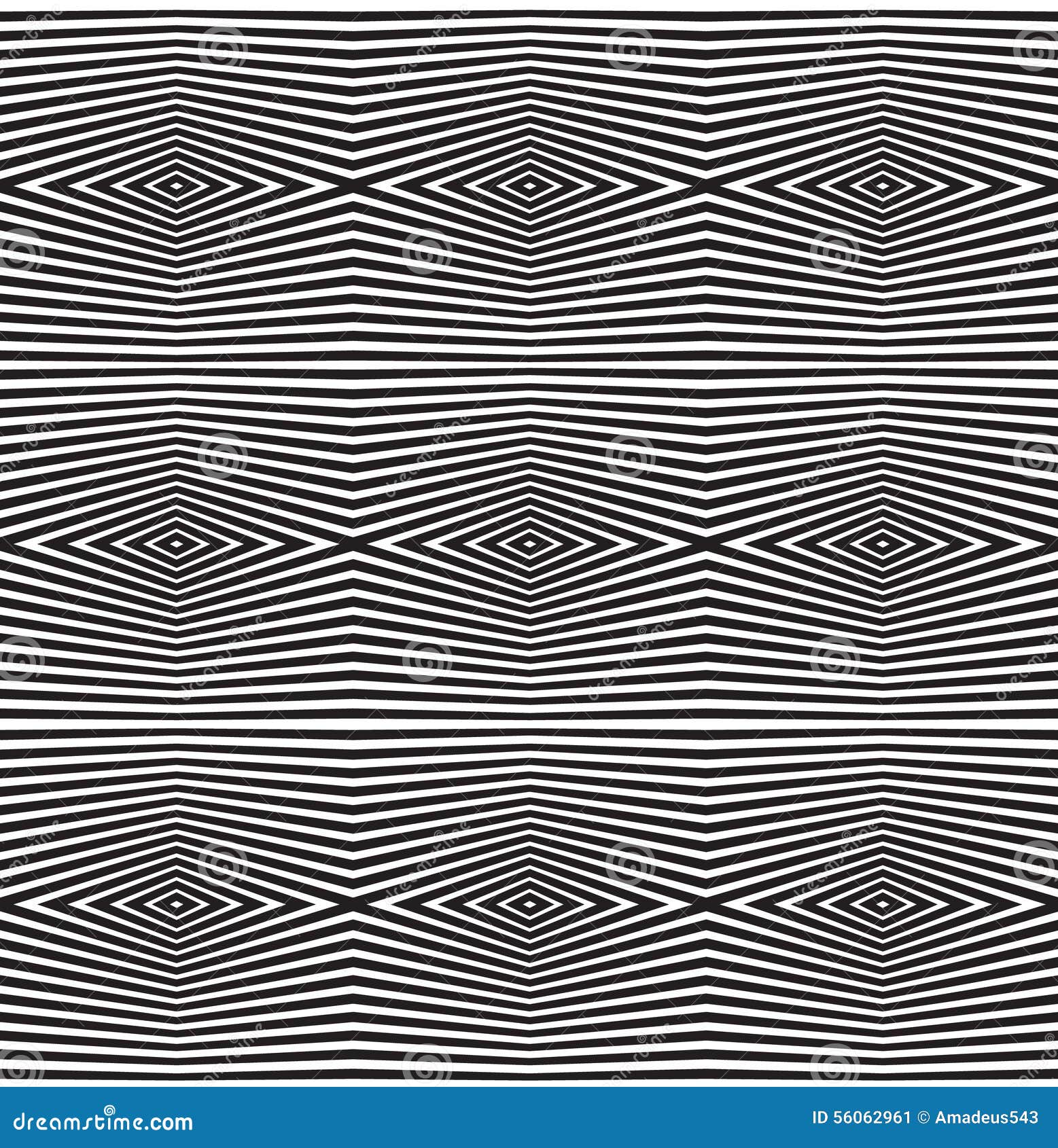 Seamless Optical Art Pattern Vector Background Stock Illustration ...