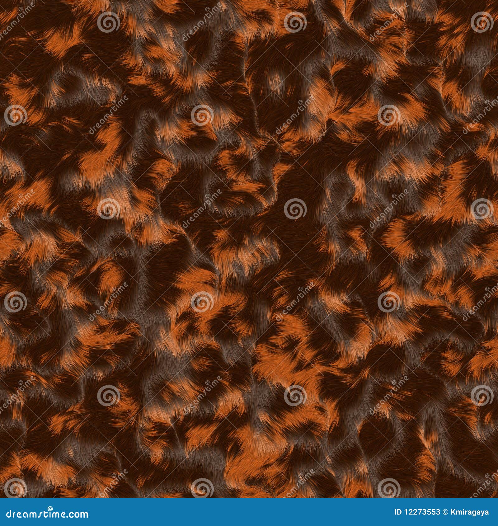 Seamless Orange and Brown Furry Texture Stock Image - Image of macro ...