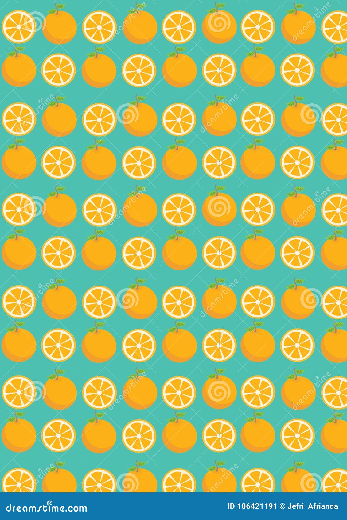 Seamless Orange Patterns Fruit Texture Modern Stock Illustration ...