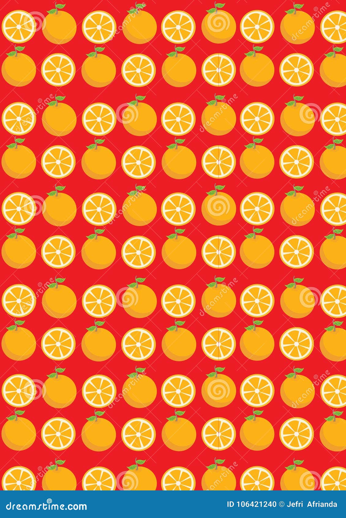 Seamless Orange Patterns Fruit Texture Modern Stock Illustration ...