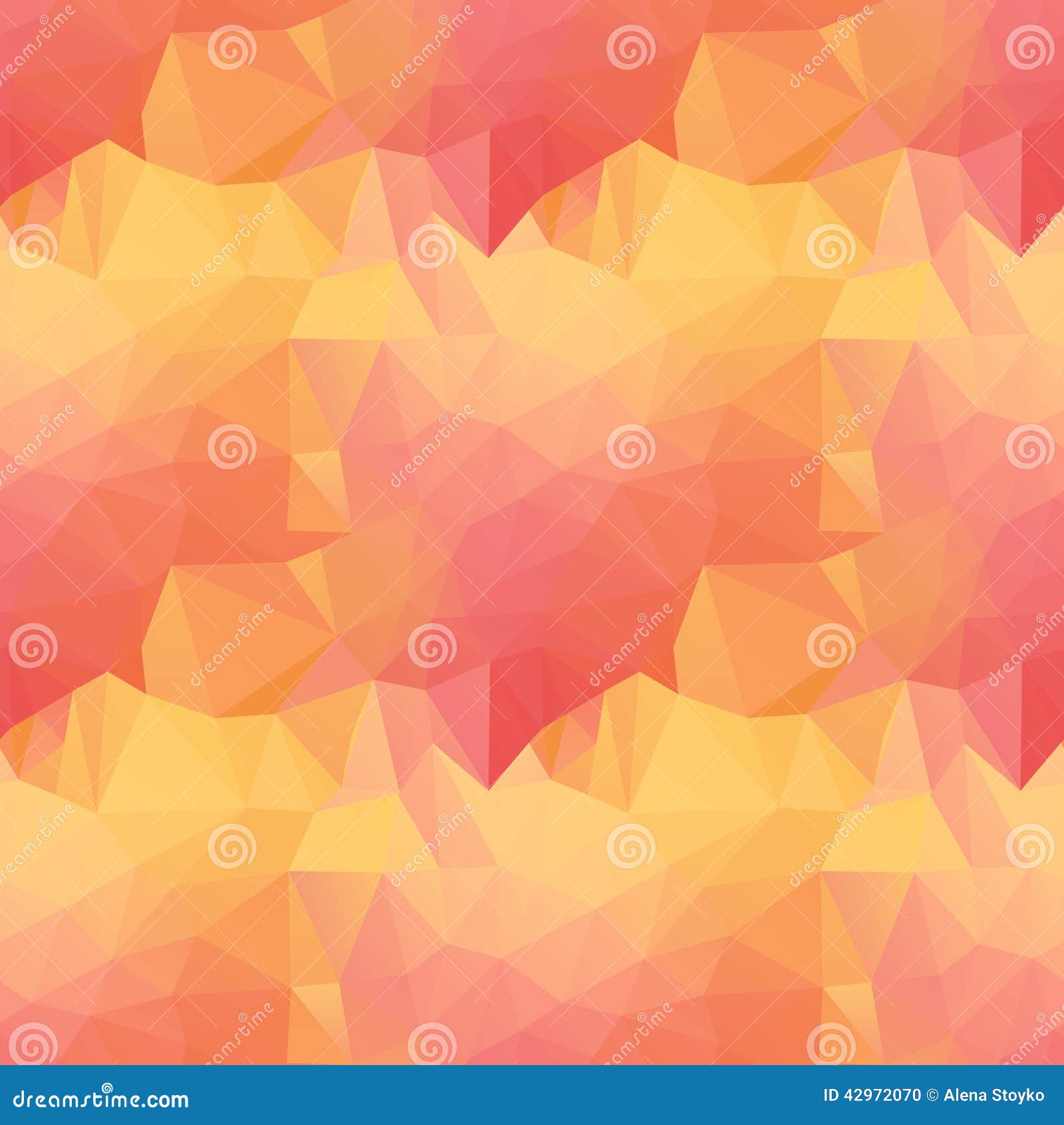 Seamless orange triangle stock vector. Illustration of design - 42972070