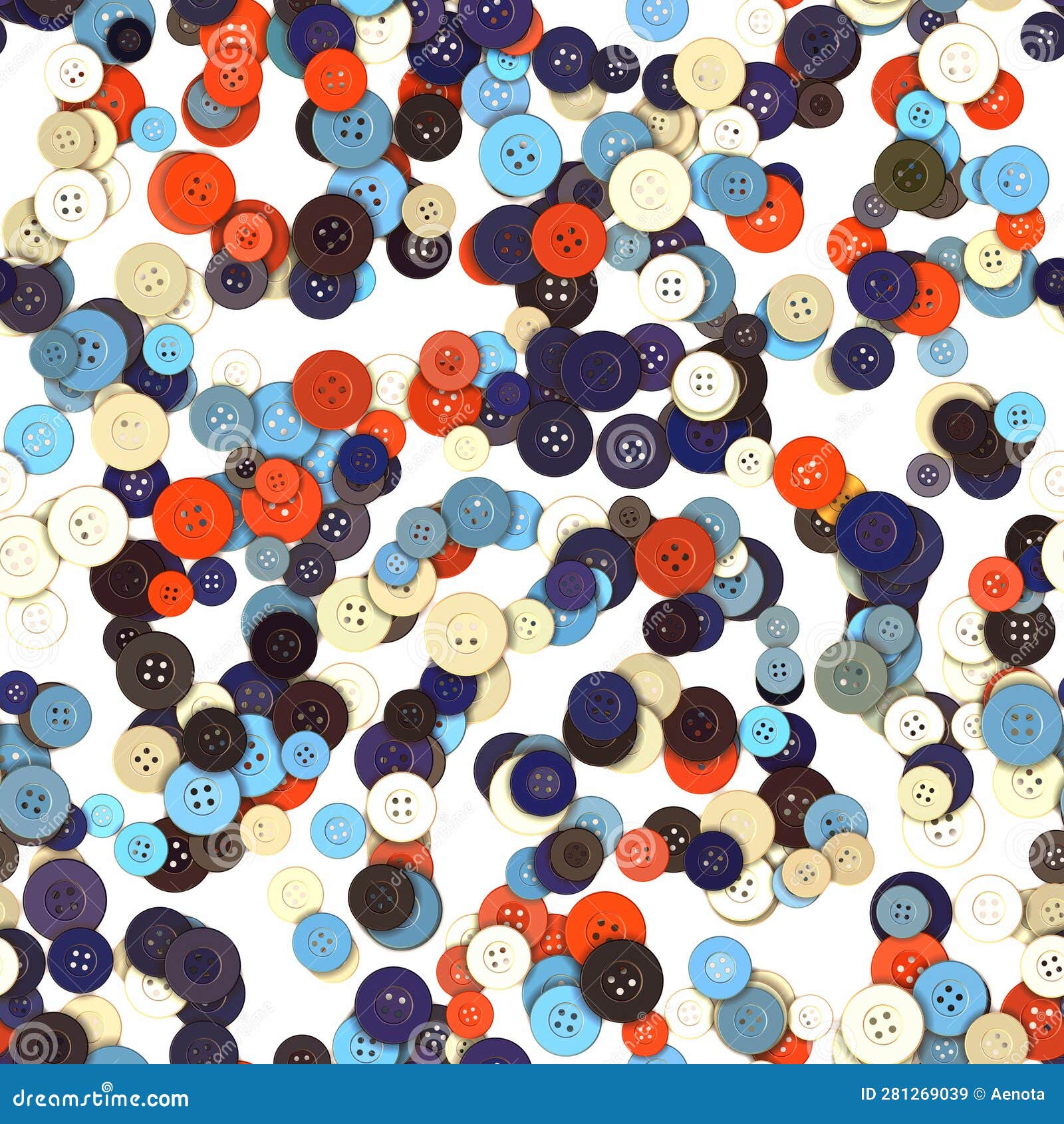 Seamless Orbicular Buttons Pattern Stock Photo | CartoonDealer.com ...