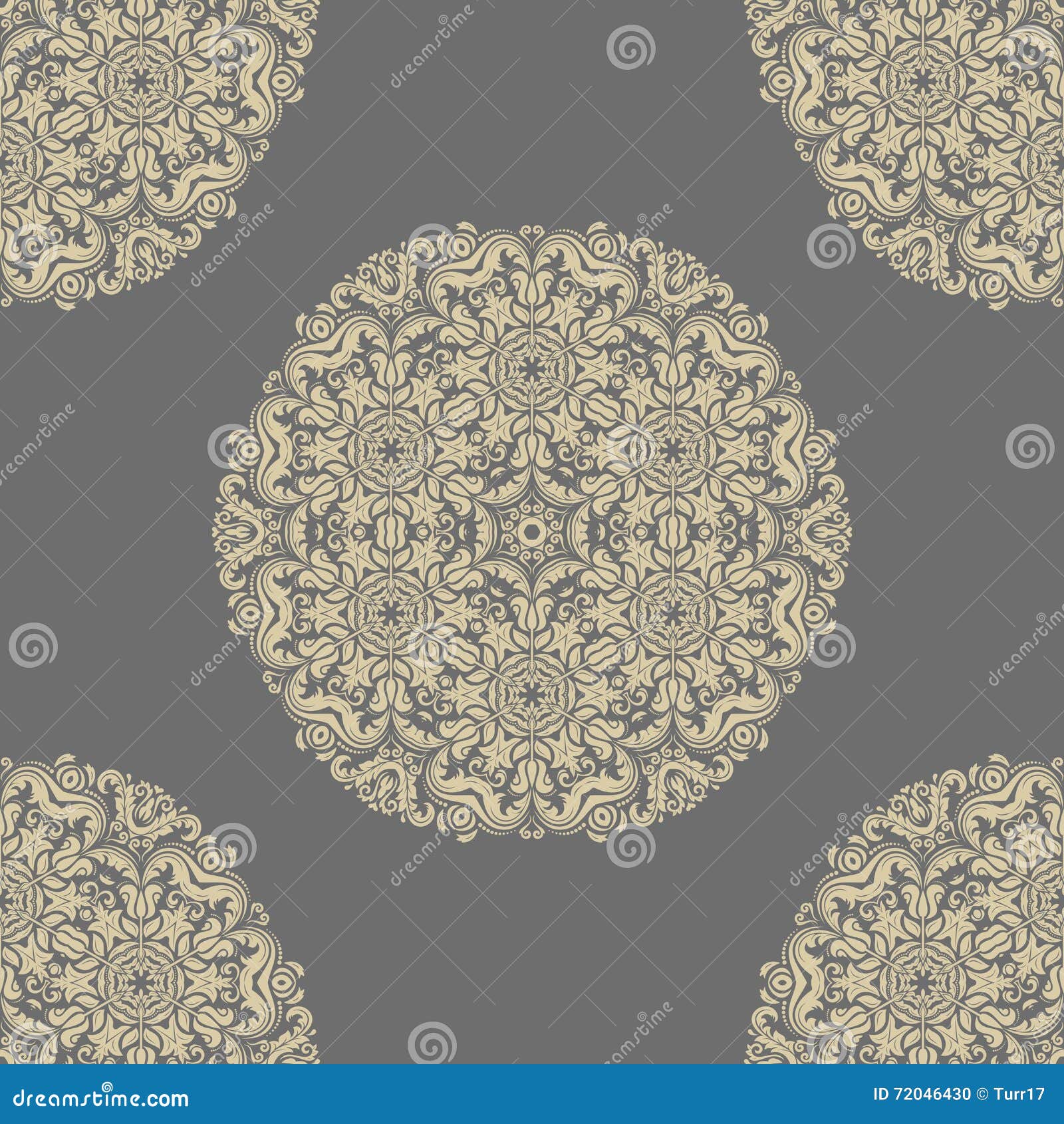Seamless Oriental Background Stock Illustration - Illustration of ...