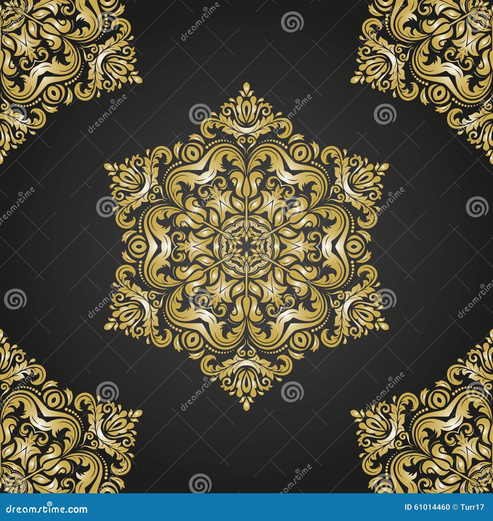 Seamless Oriental Background Stock Illustration - Illustration of ...