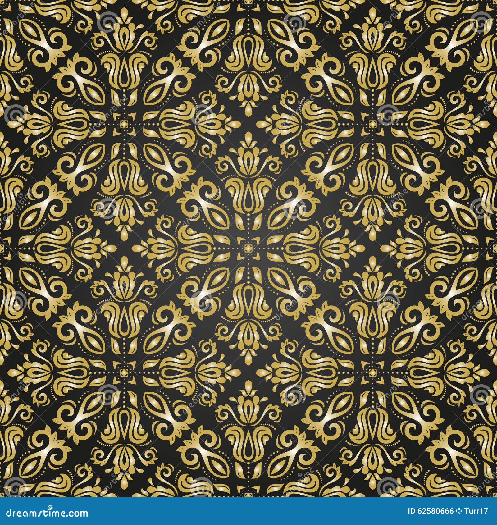 Seamless Oriental Background Stock Illustration - Illustration of ...