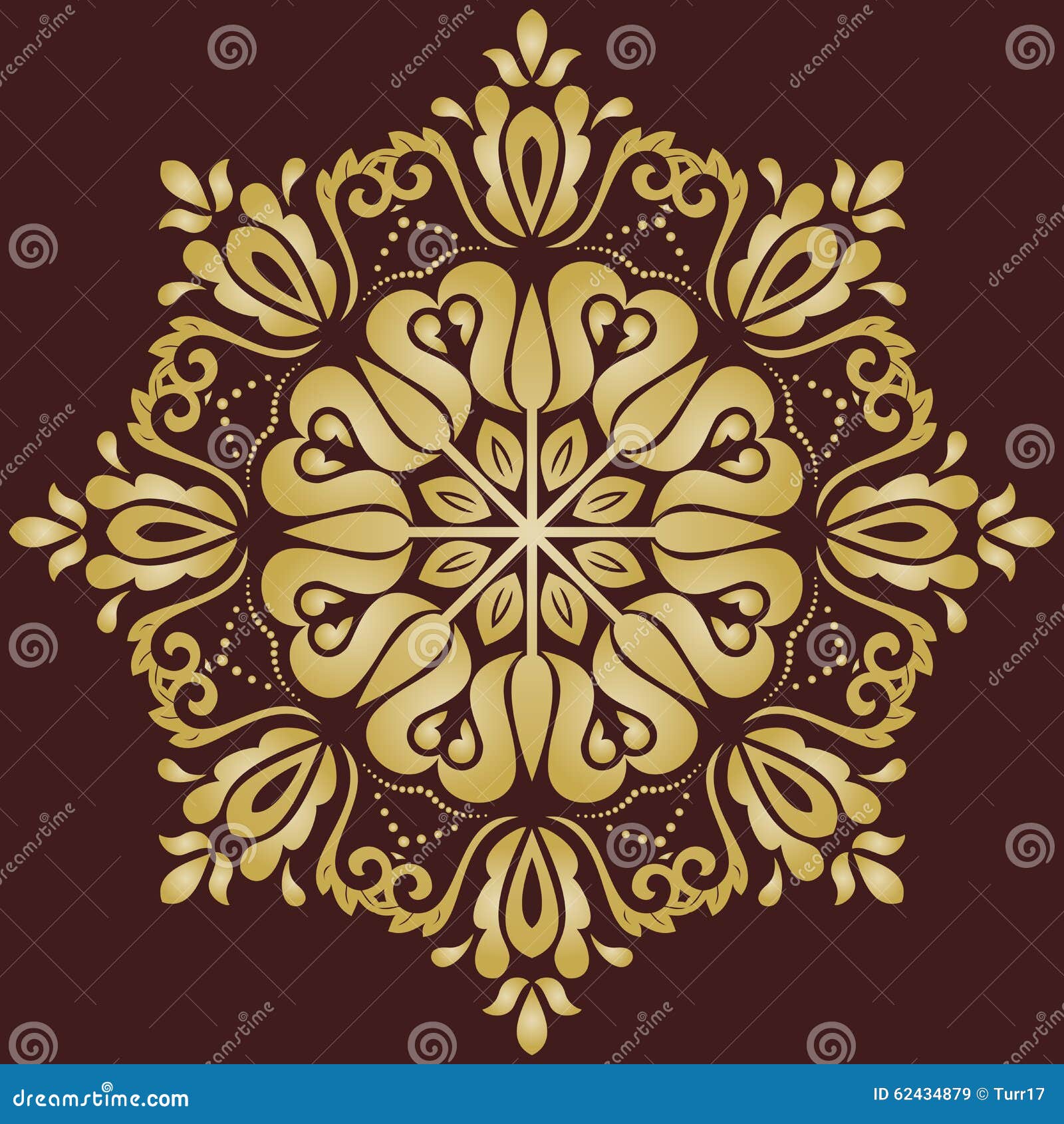 Seamless Oriental Vector Background Stock Vector - Illustration of fine ...
