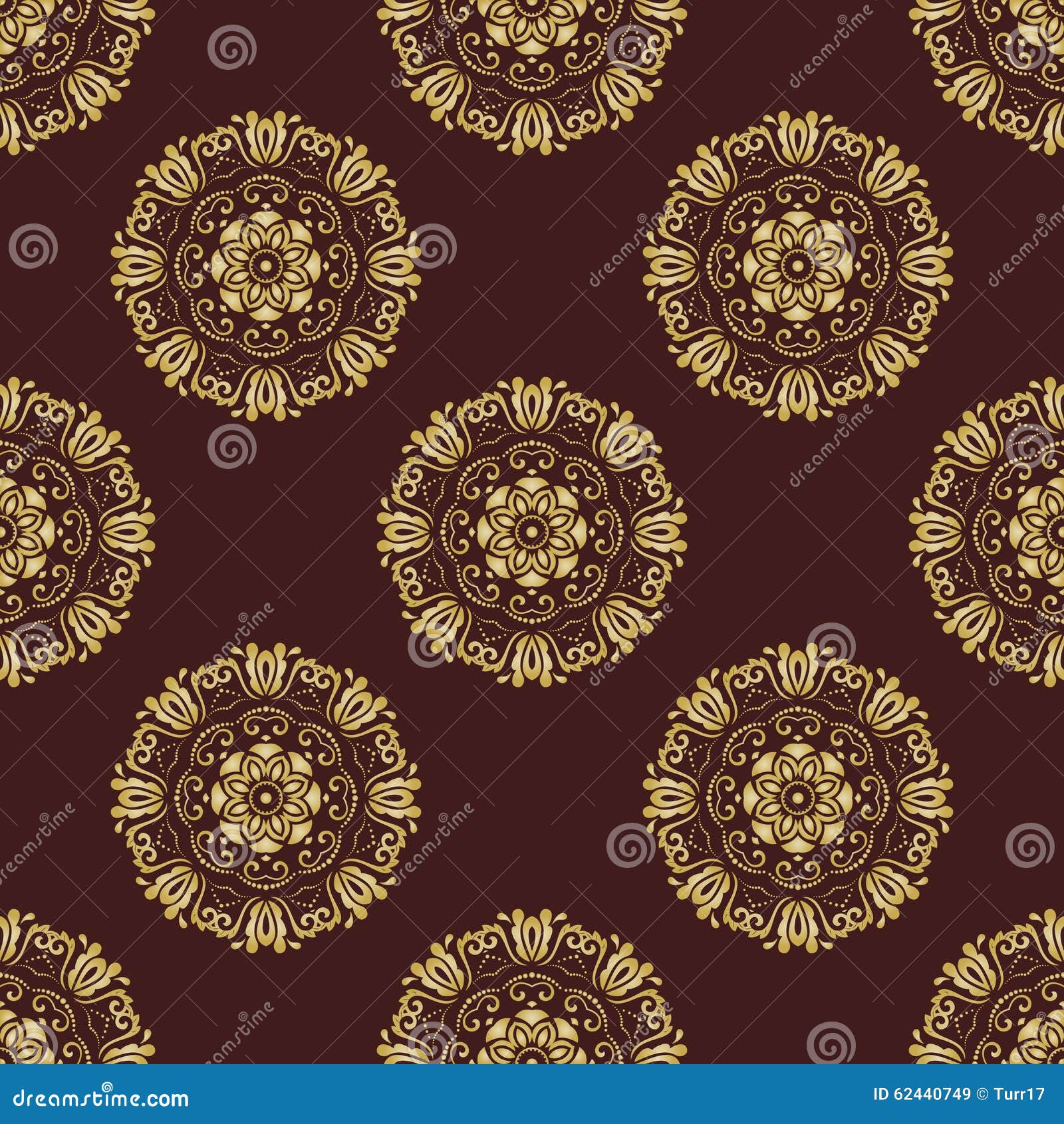 Seamless Oriental Vector Background Stock Vector - Illustration of ...