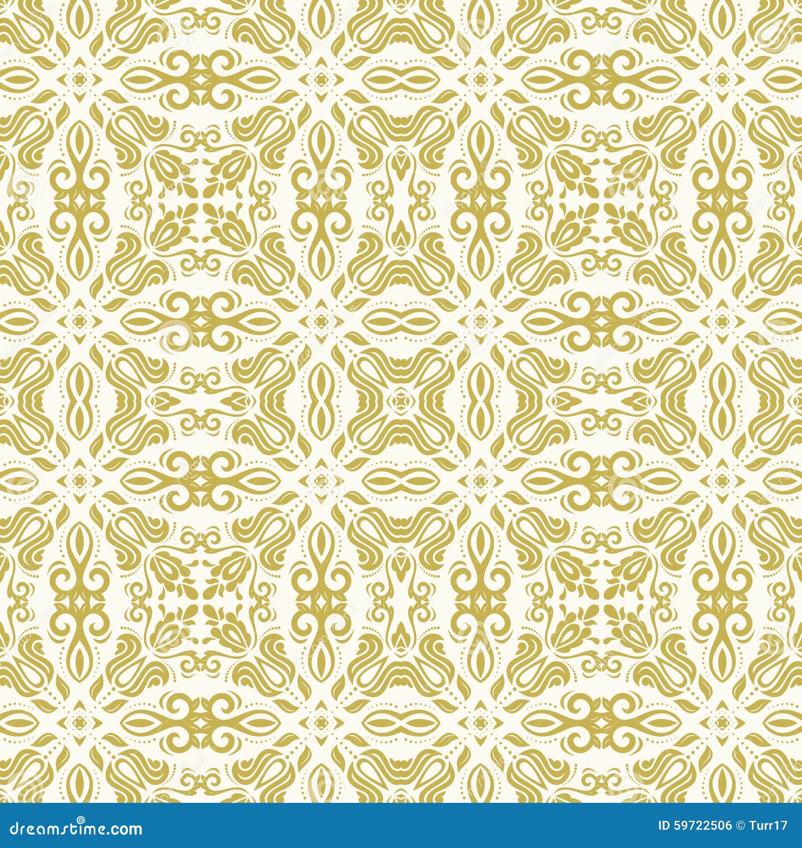 Seamless Oriental Vector Background Stock Vector - Illustration of ...