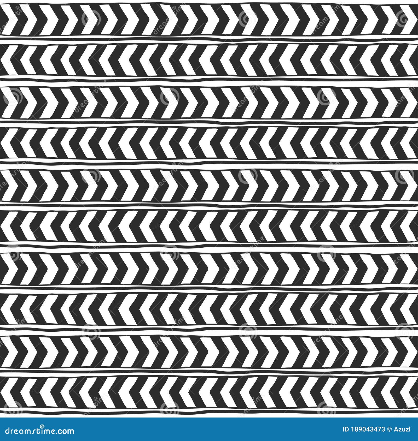 Seamless Ornament from Geometric Elements Chevron Aimed To Different ...