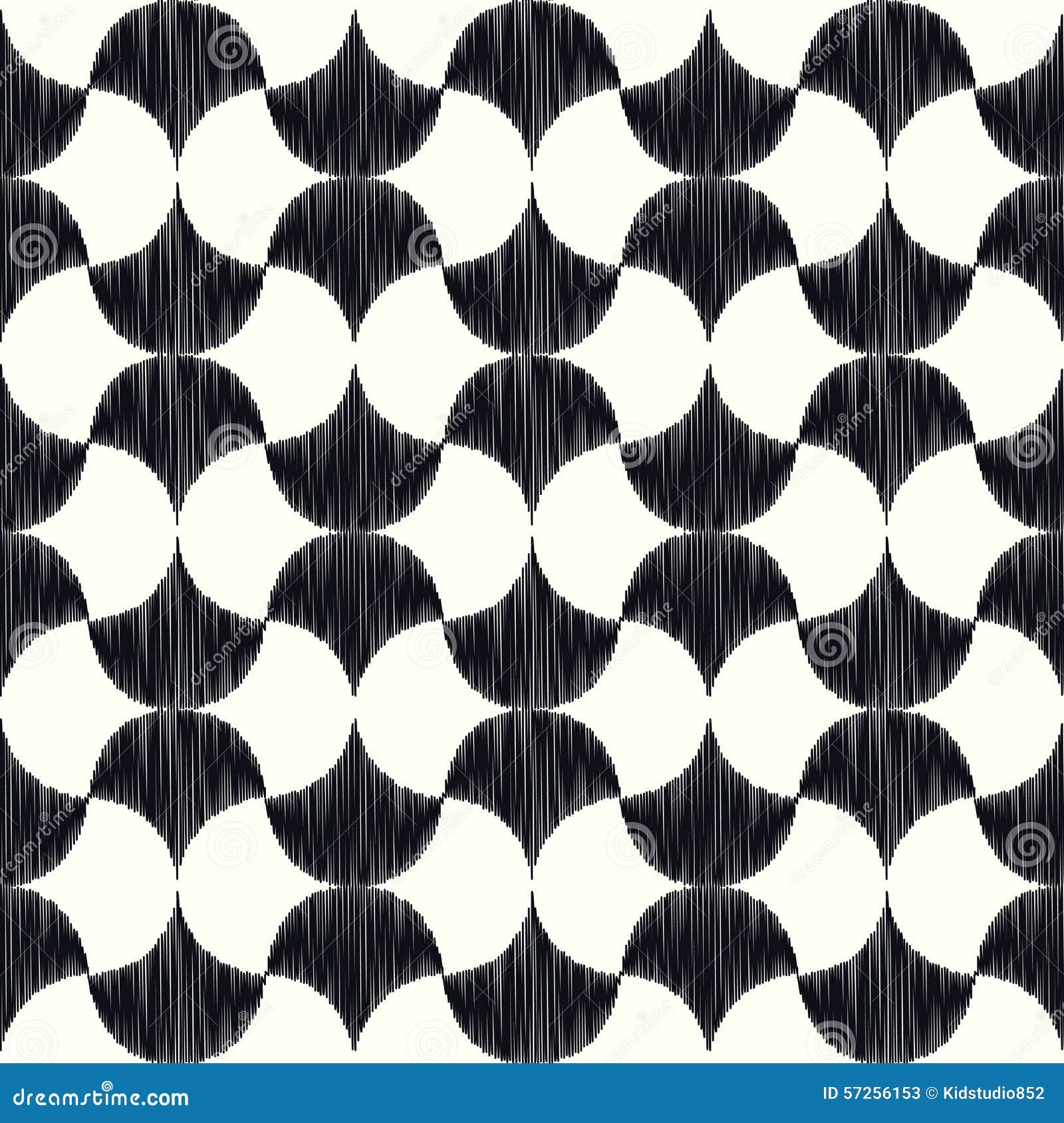 Seamless Ornament Mesh Geometric Pattern Stock Vector - Illustration of ...