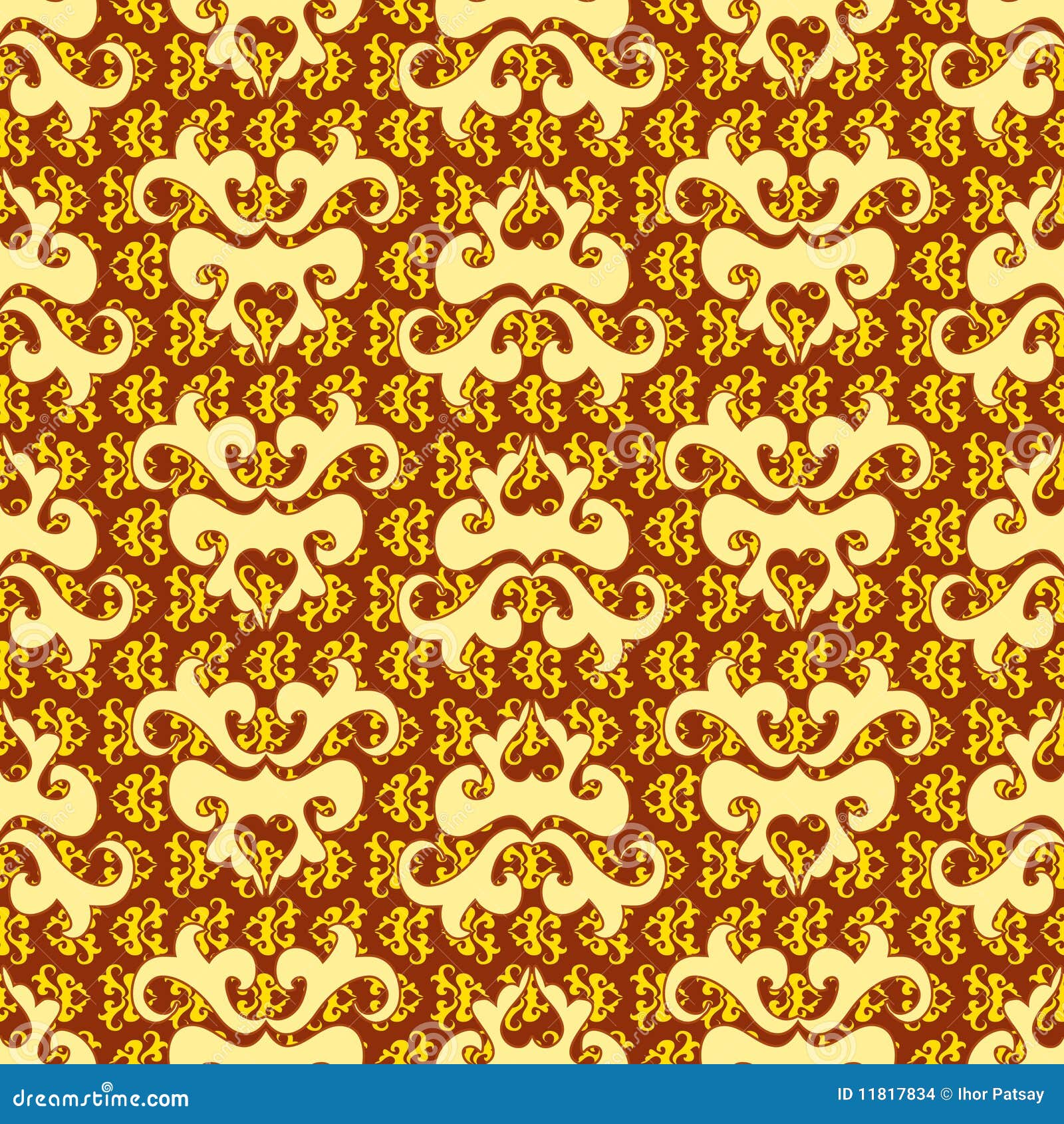 Seamless ornament pattern stock vector. Illustration of ornamental ...