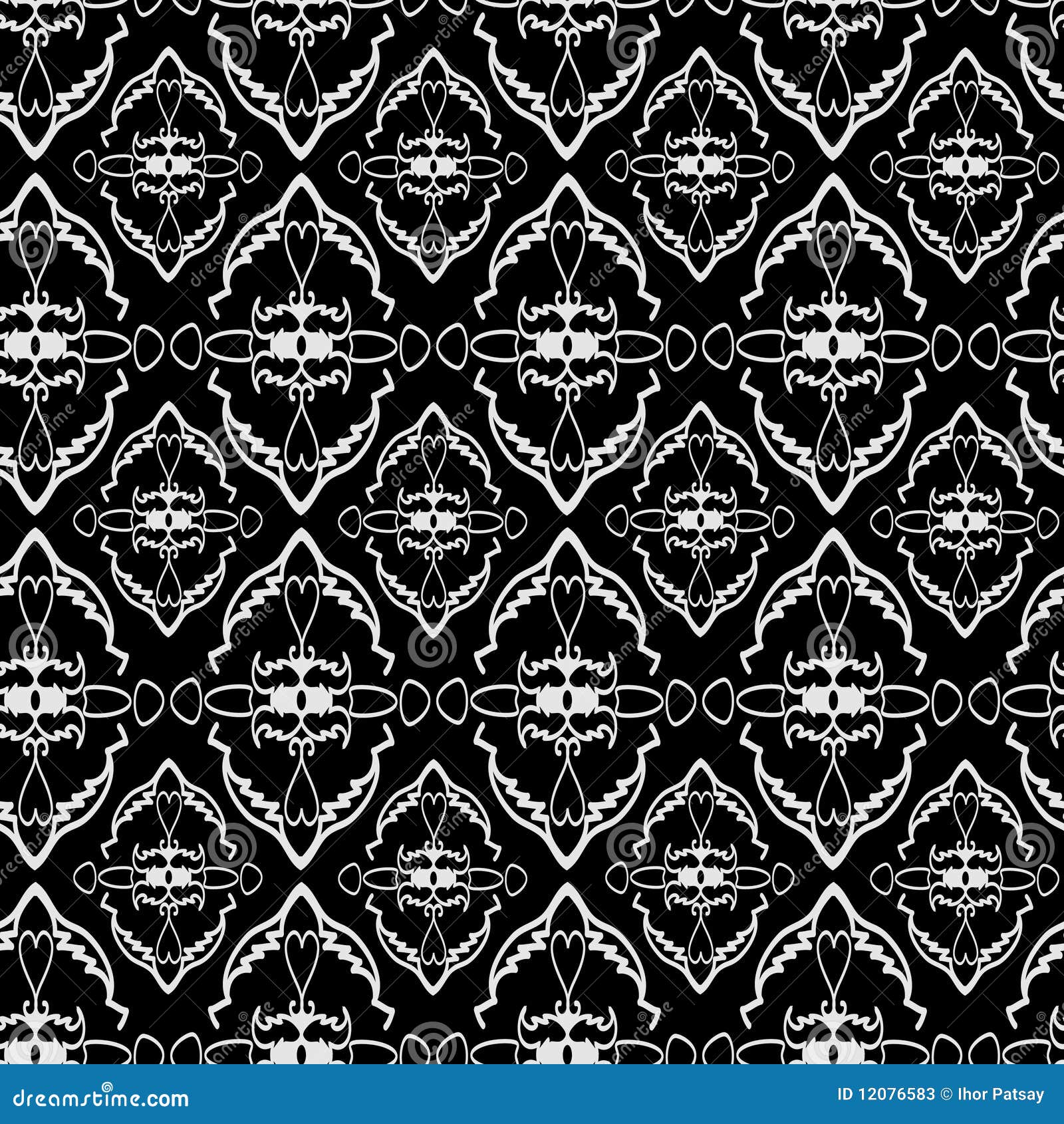 Seamless ornament pattern stock vector. Illustration of pattern - 12076583