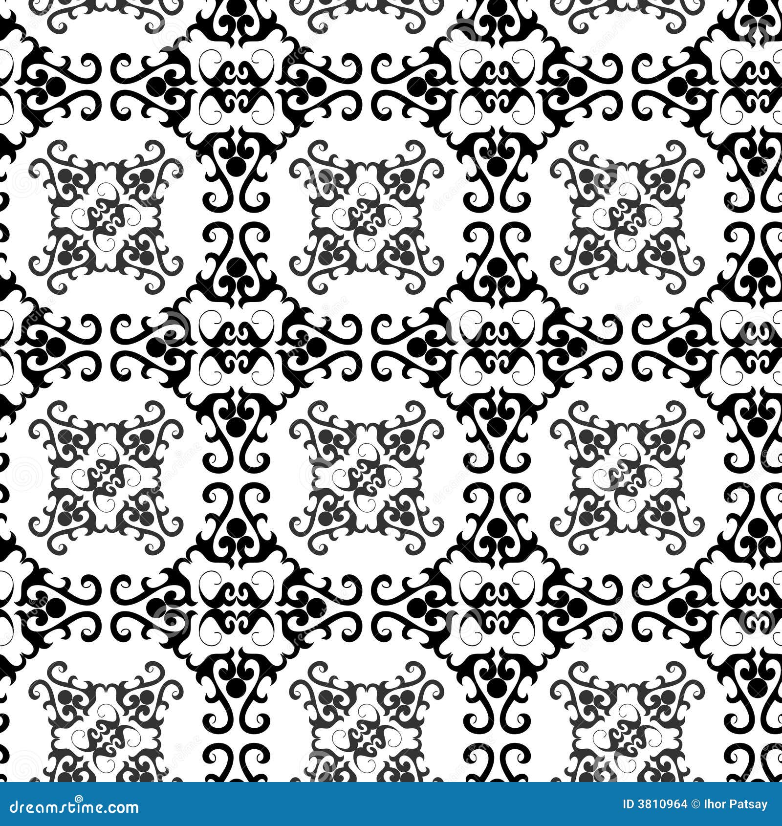 Seamless Ornament Wallpaper Stock Vector - Illustration of antique ...