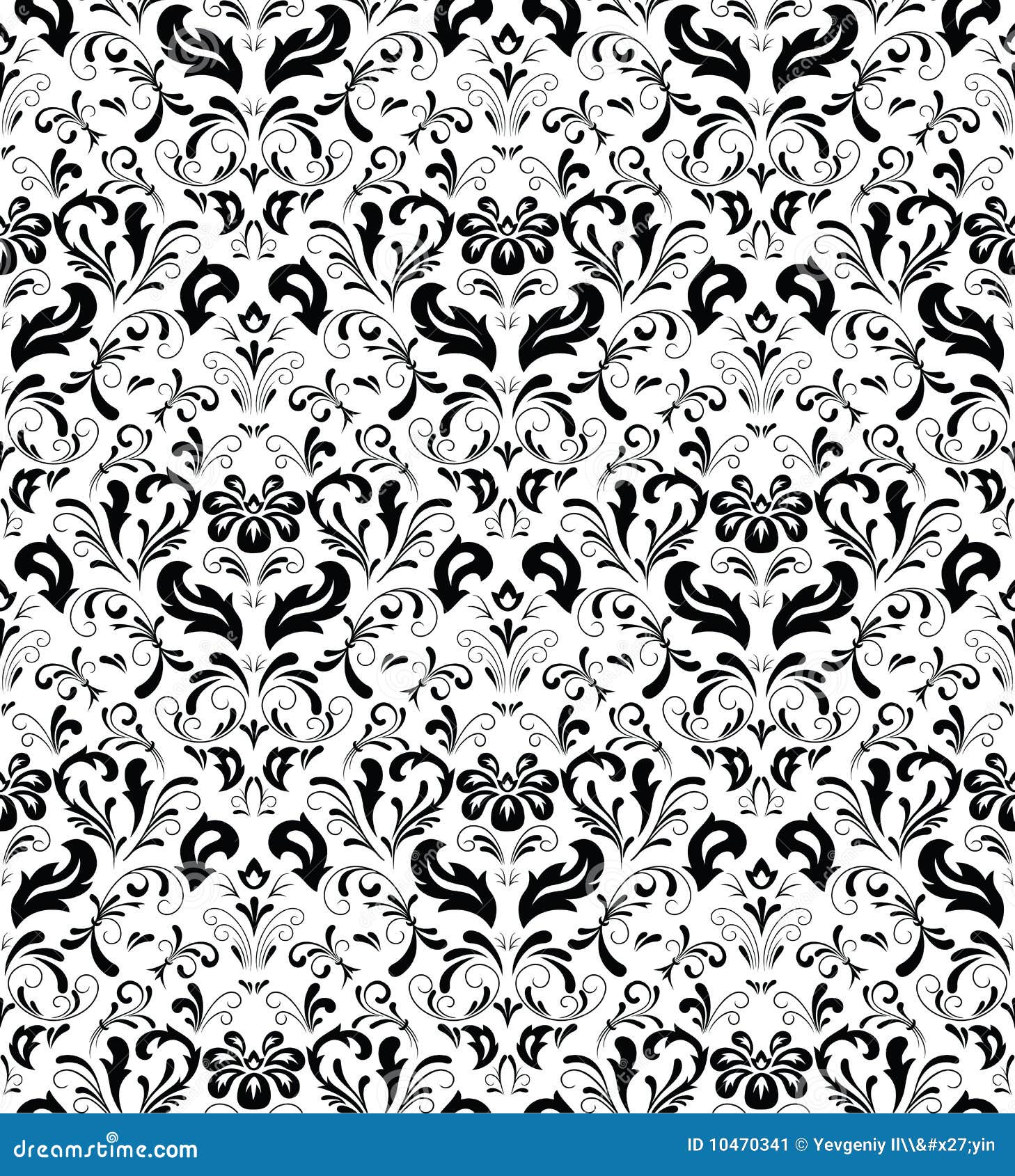 Seamless Ornamental Pattern Stock Vector - Illustration of revival ...
