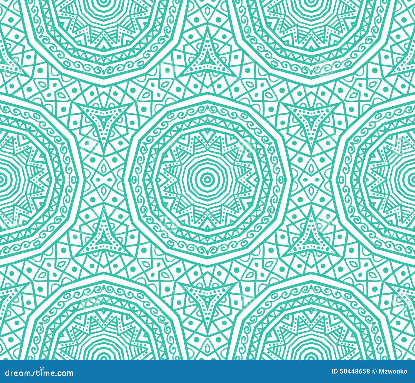 Seamless Ornamental Pattern Background Stock Illustration ...