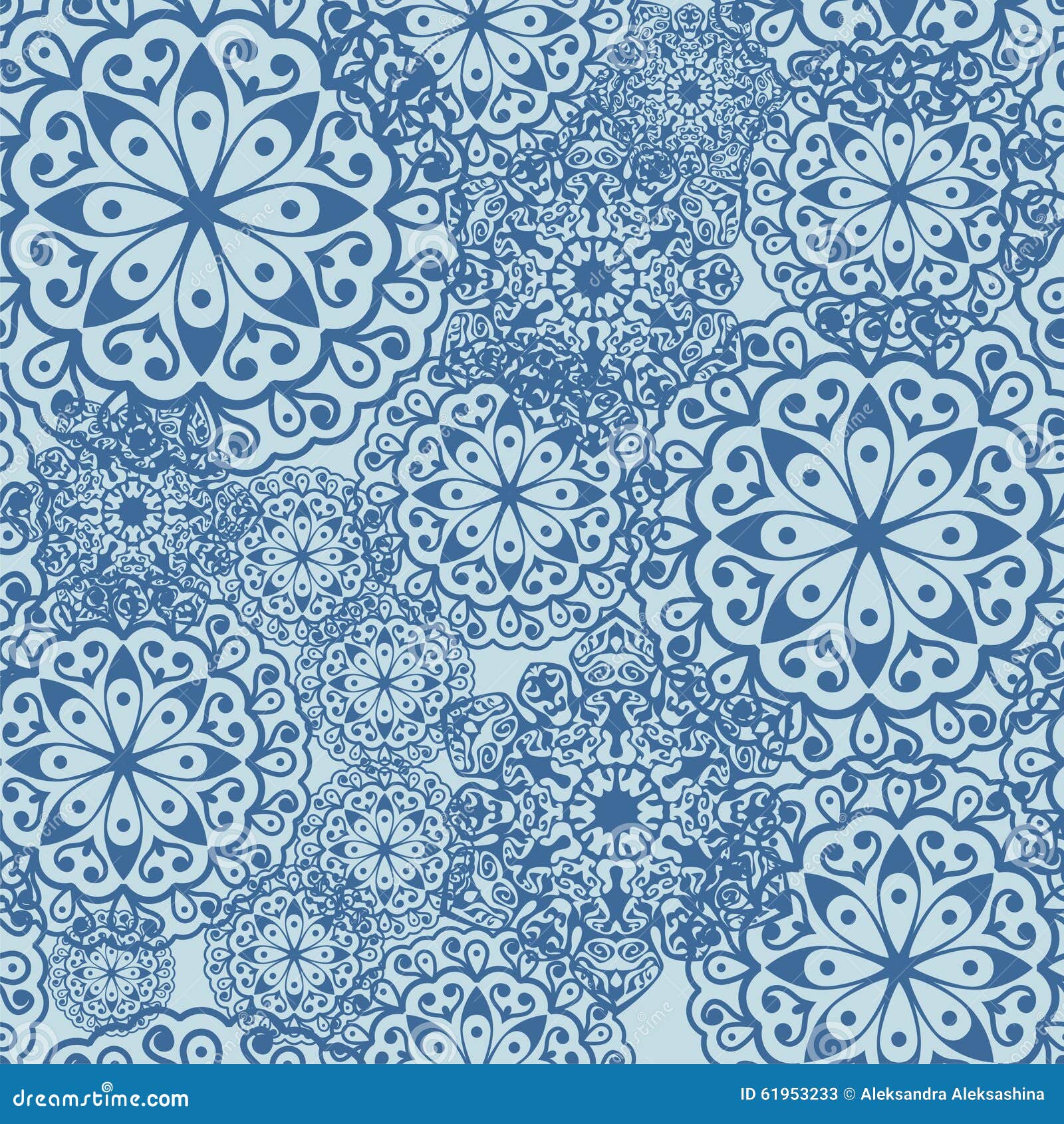 Seamless Ornamental Pattern Stock Vector - Illustration of geometric ...