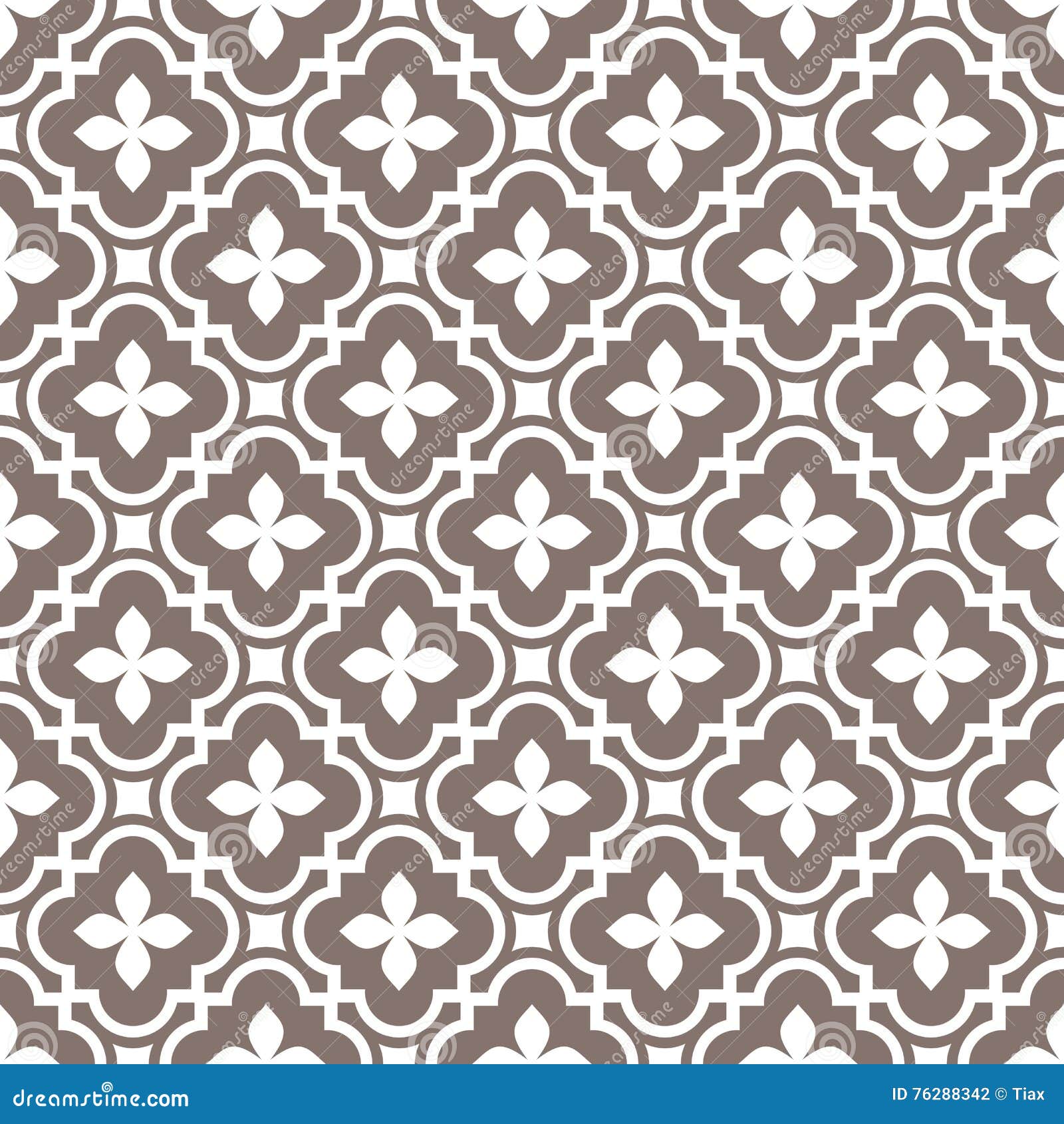 Seamless Ornamental Pattern Stock Vector Illustration Of Curve Shape