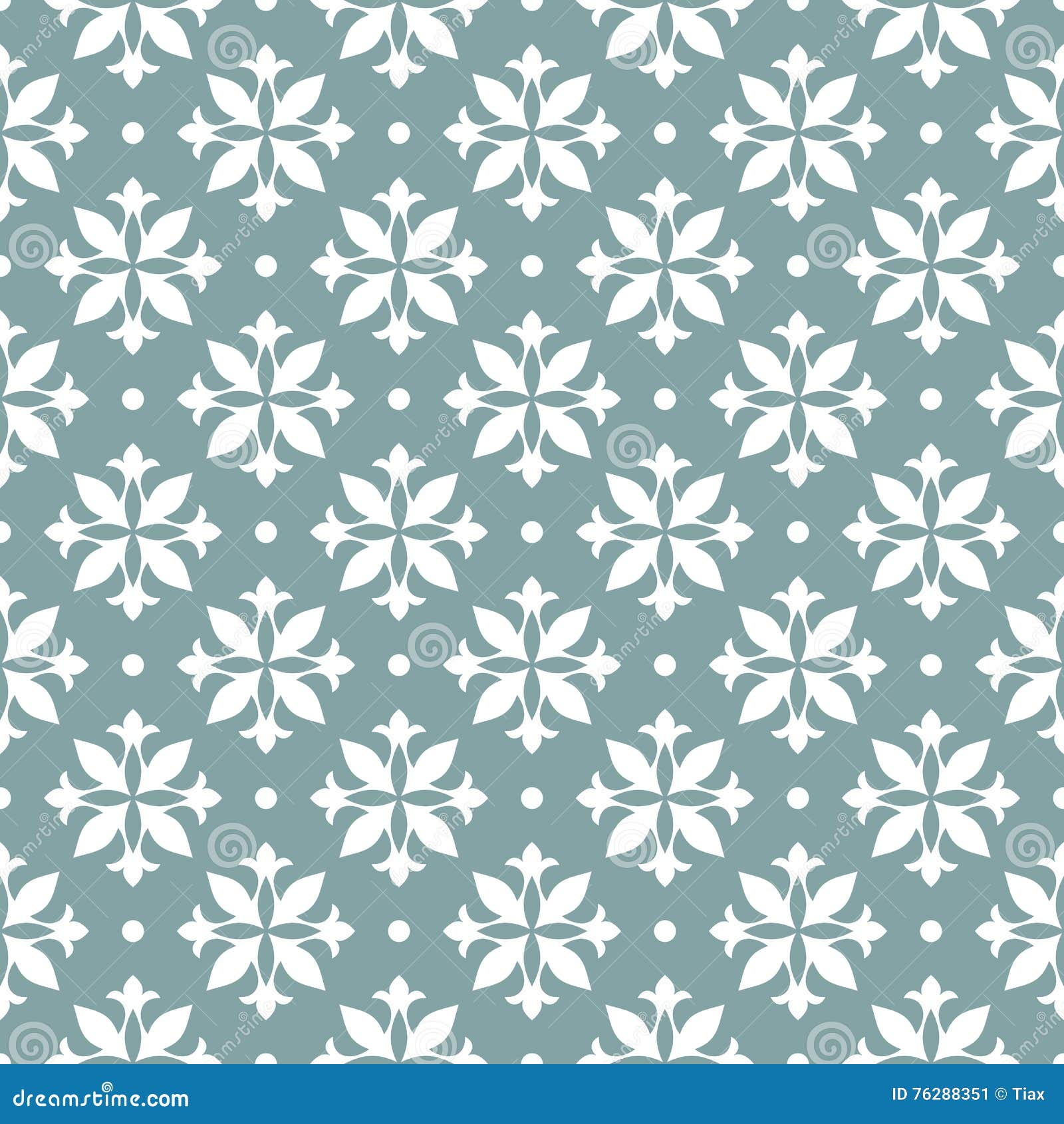 Seamless Ornamental Pattern Stock Vector - Illustration of geometric ...