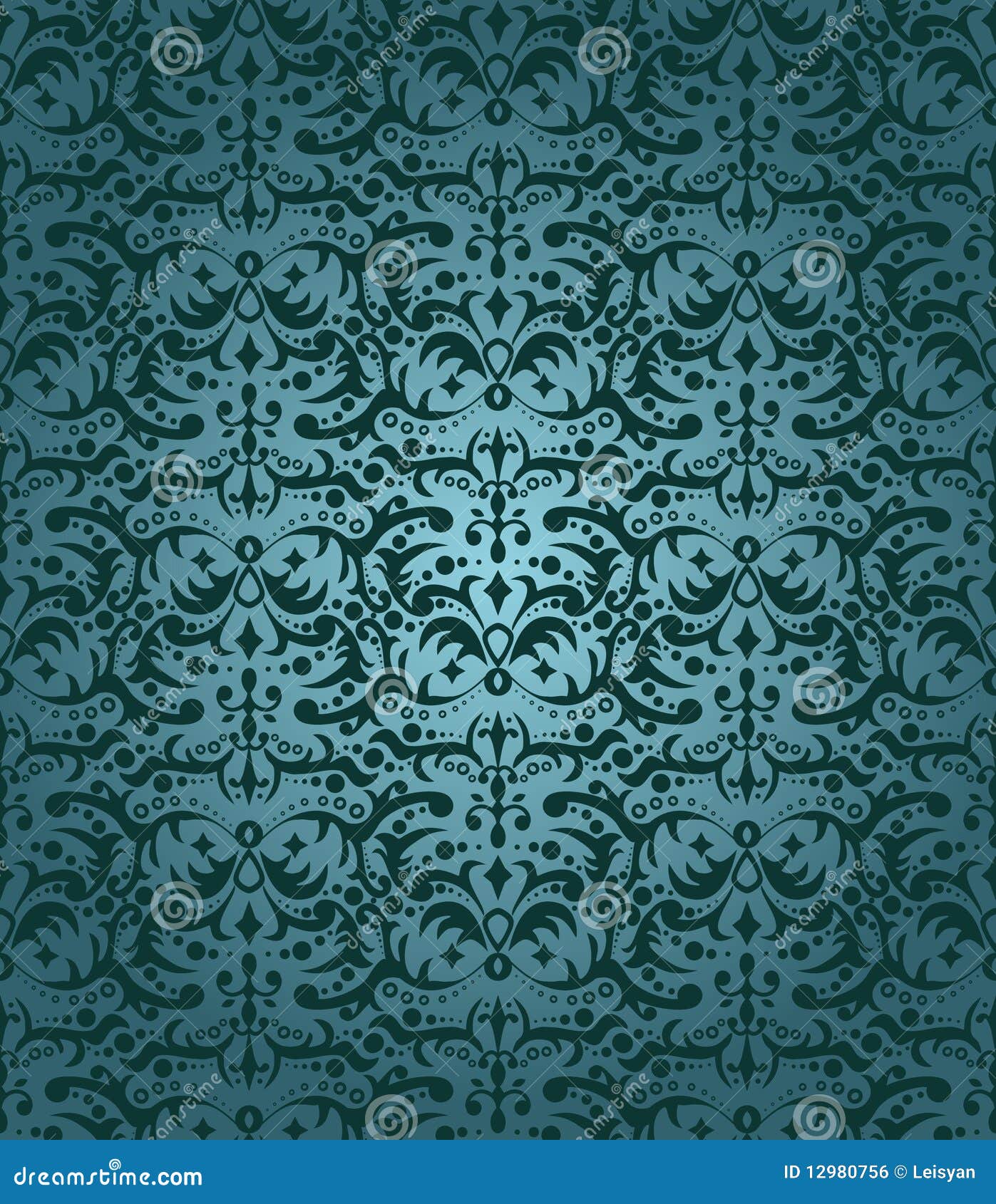Seamless ornate pattern stock vector. Illustration of backdrop - 12980756
