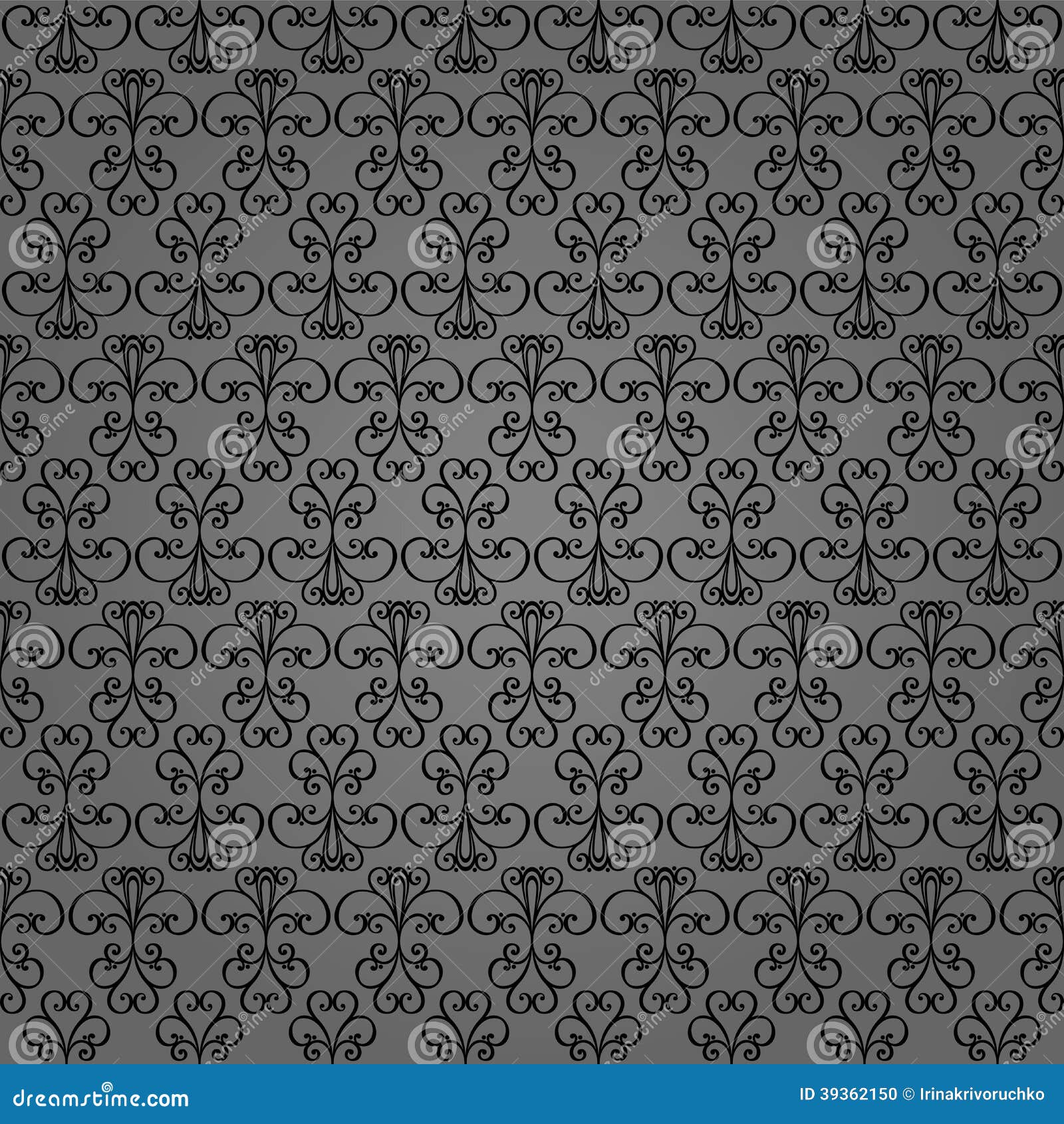 Seamless Ornate Pattern (Vector) Stock Vector - Illustration of regular ...