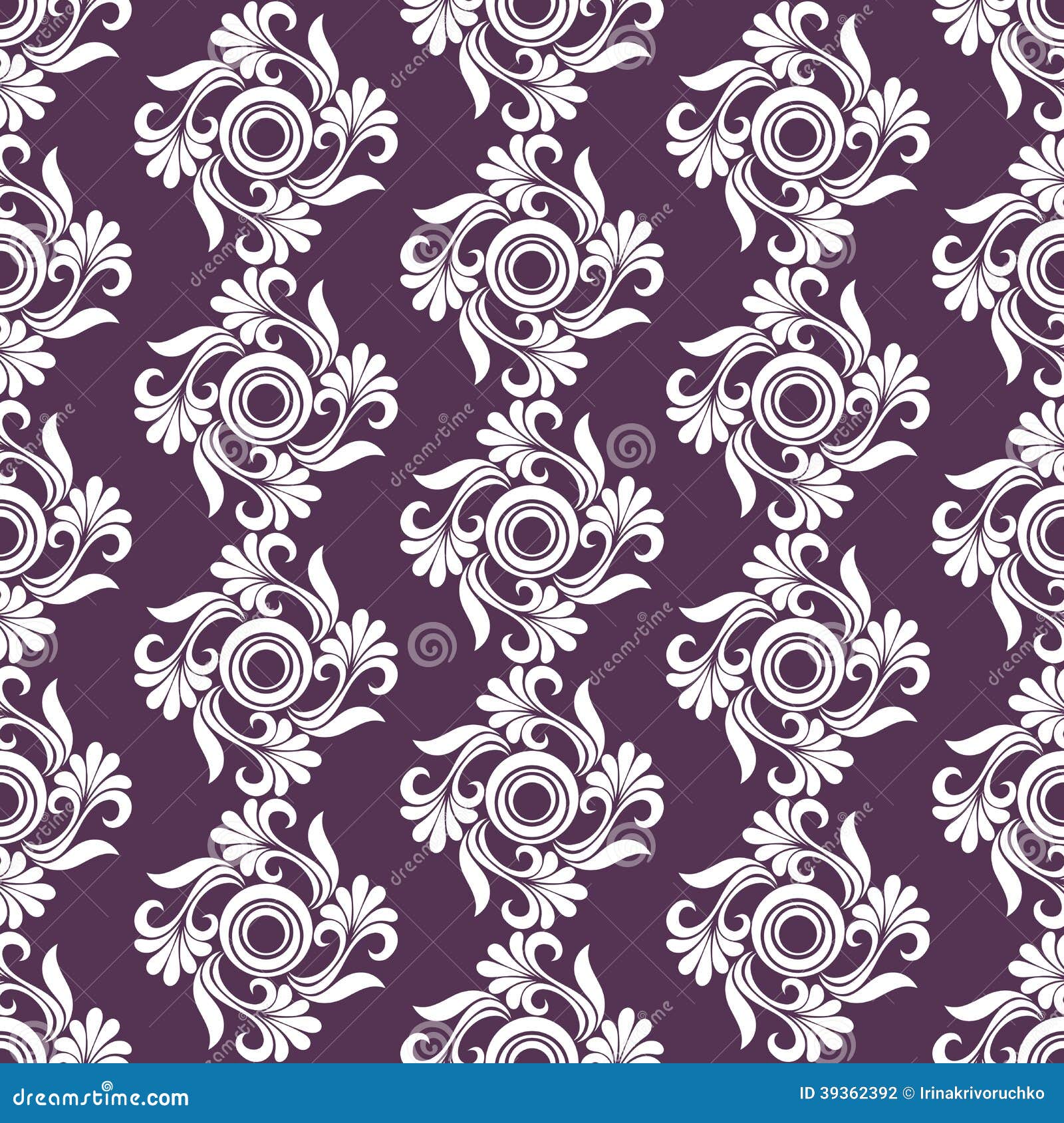 Seamless Ornate Pattern (Vector) Stock Vector - Illustration of pattern ...
