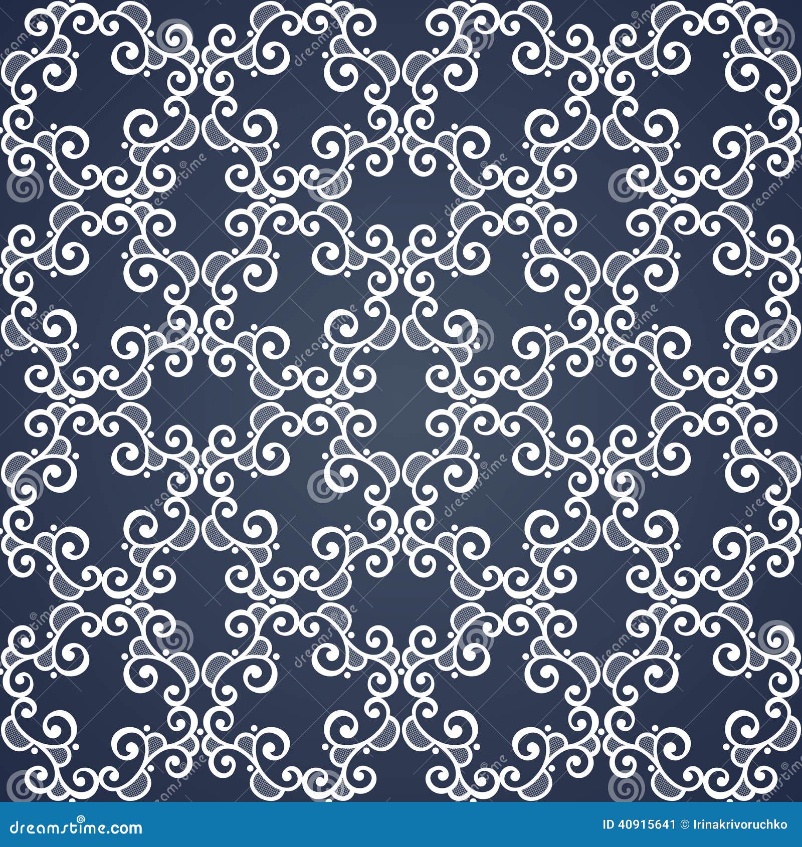 Seamless Ornate Pattern (Vector) Stock Vector - Illustration of repeat ...