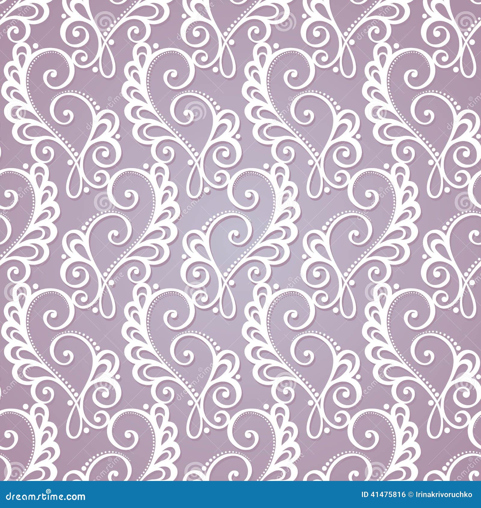 Seamless Ornate Pattern (Vector) Stock Vector - Illustration of ...