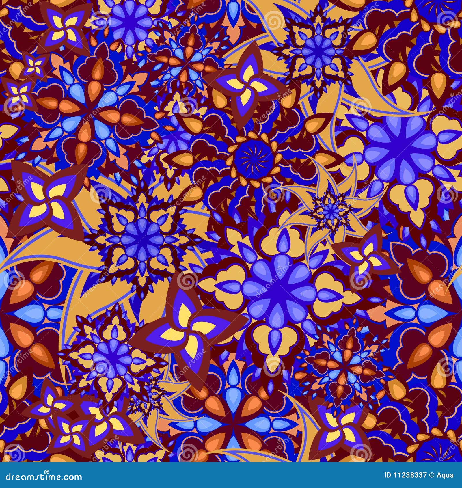 Seamless ornate texture stock vector. Illustration of design - 11238337