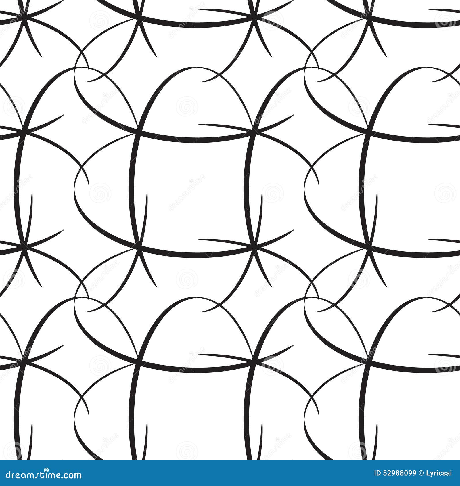 Seamless oval lined stock vector. Illustration of mosaic - 52988099