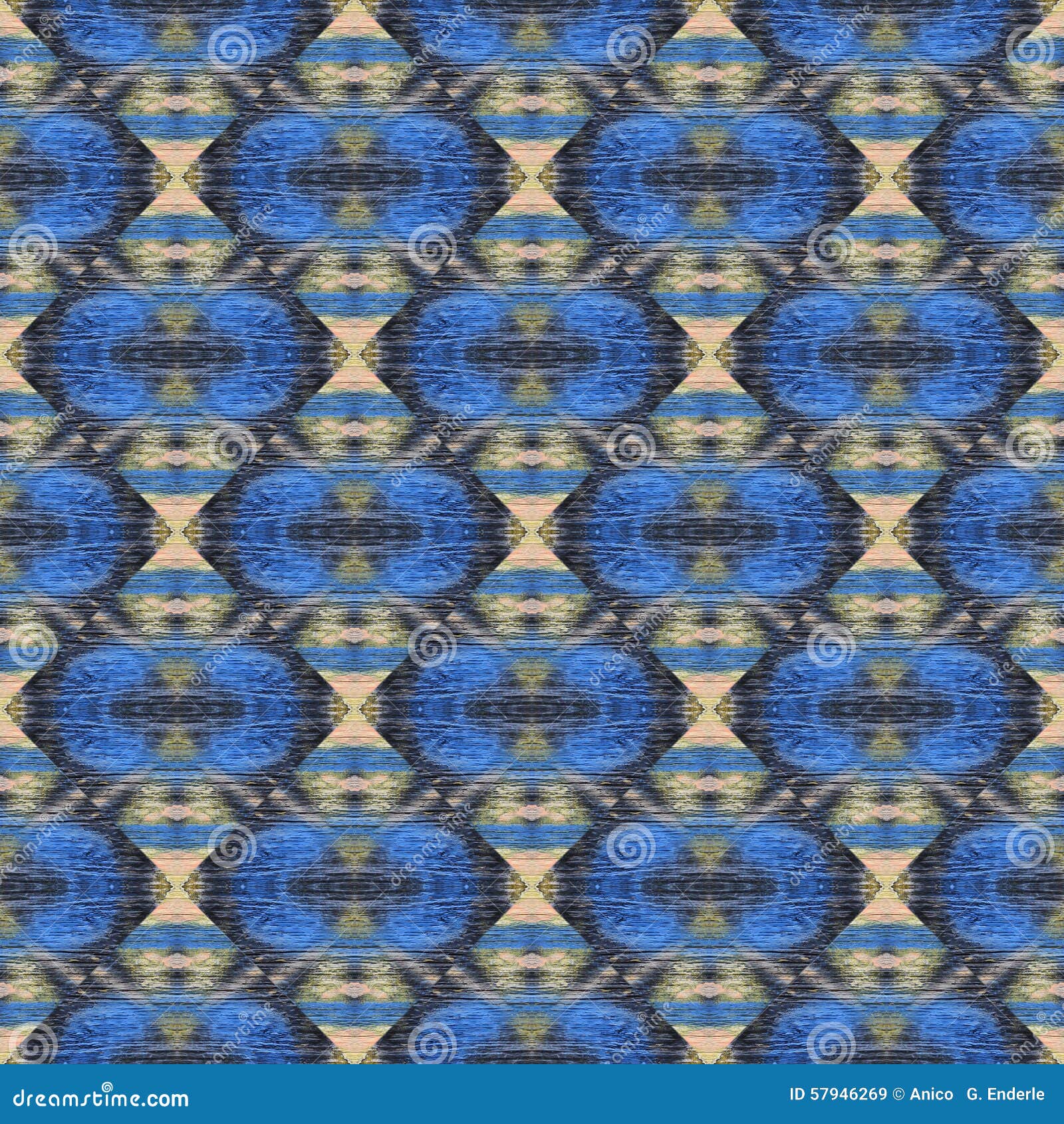 Seamless Painted Wood Pattern. Stock Illustration - Illustration of ...