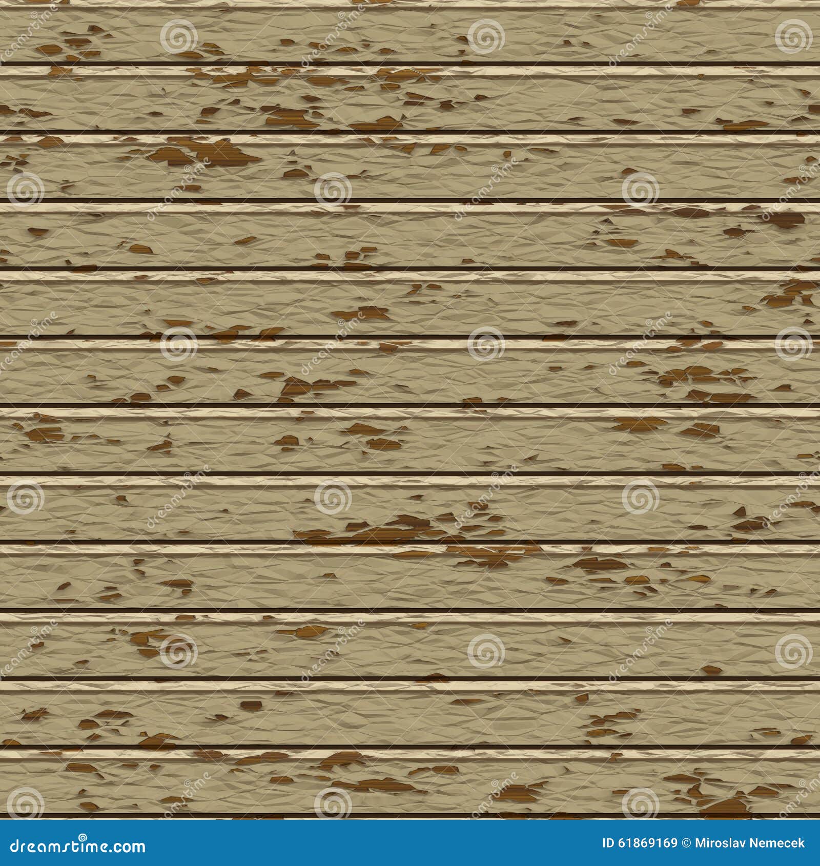 Seamless Painted Wood Plank Texture Stock Illustration - Illustration ...