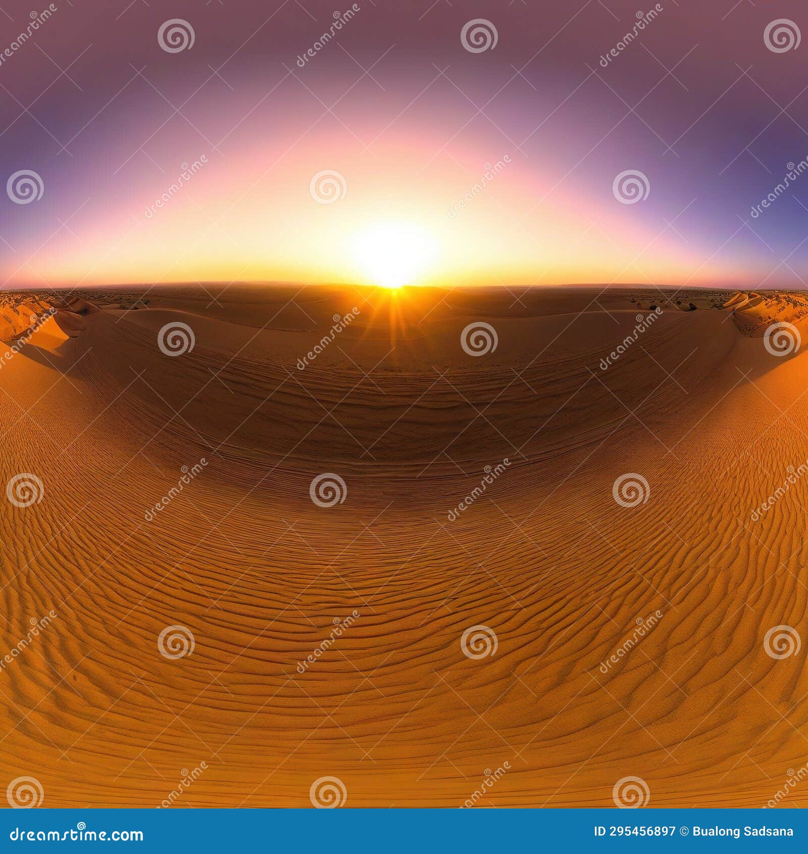 Seamless Panorama View Of An Alien Desert HDRI Equirectangular VR ...