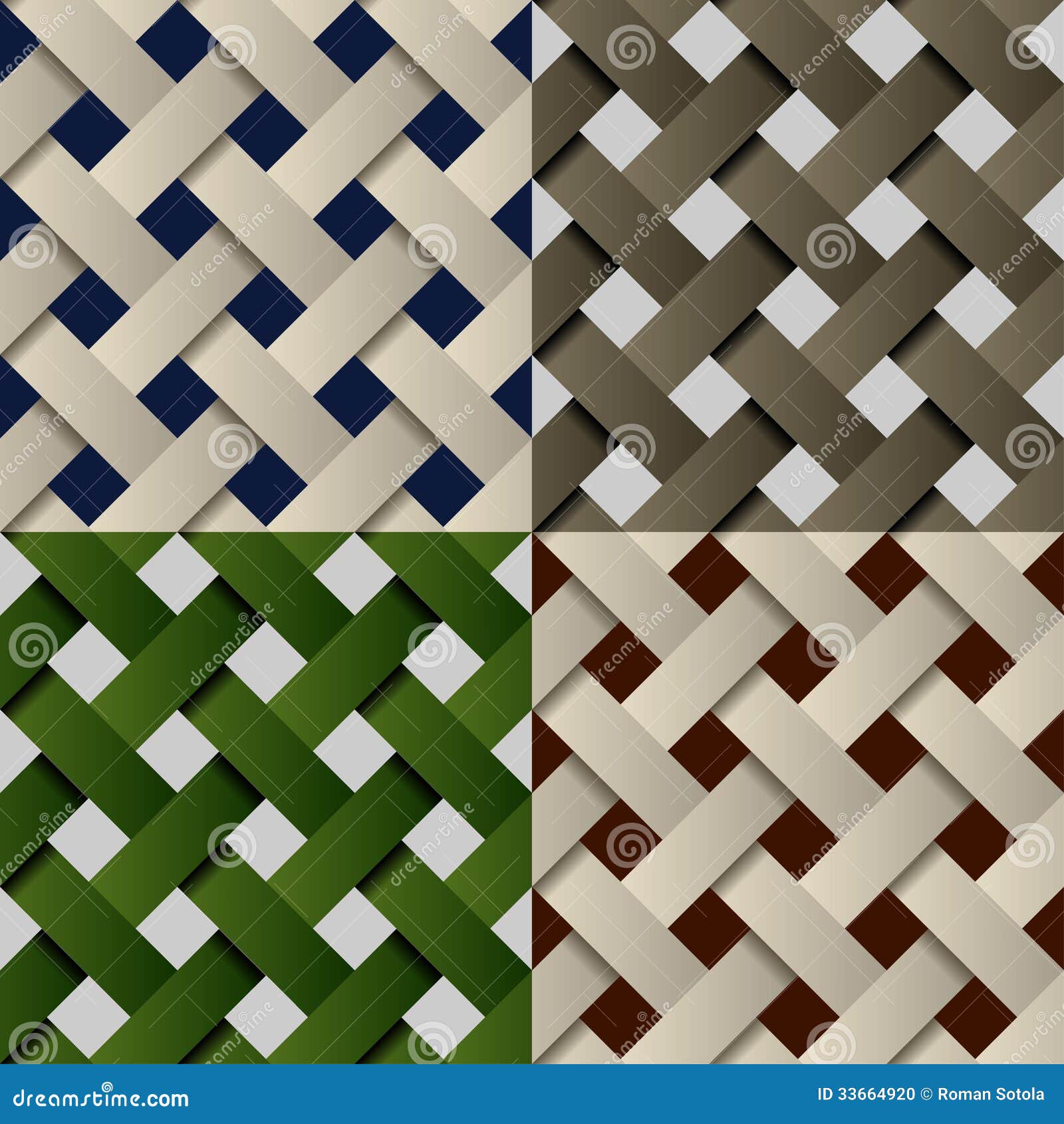 Seamless Paper Fabric Pattern Background Stock Vector - Illustration of ...