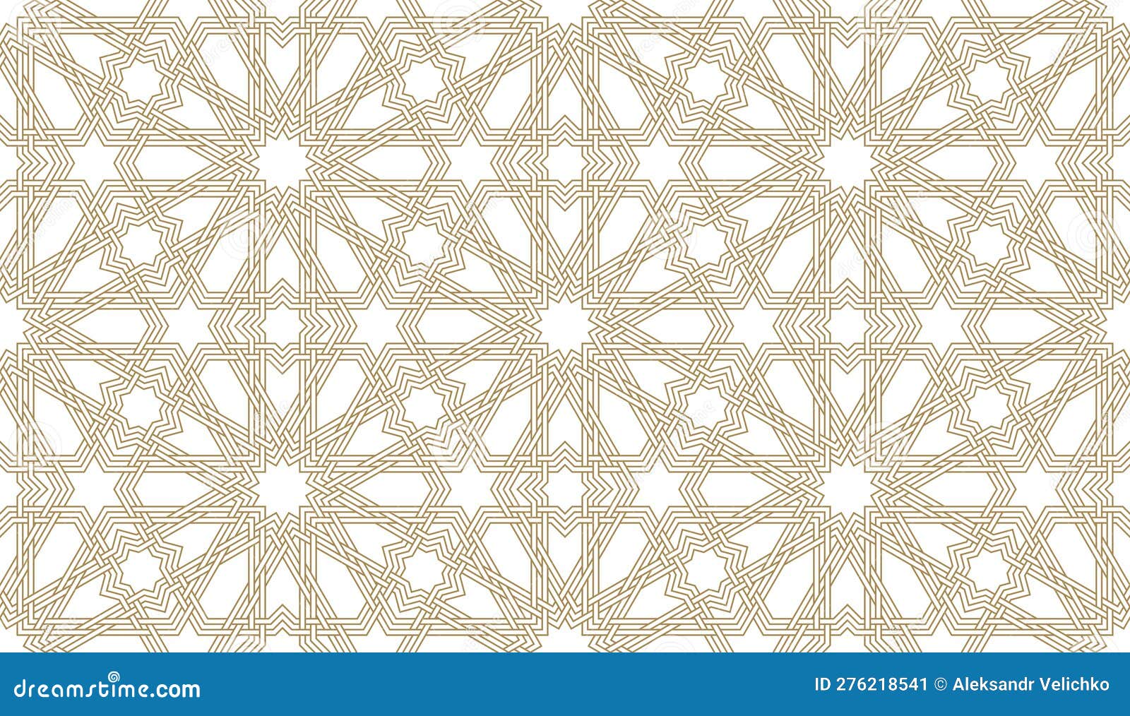 Seamless Paper Pattern in Authentic Arabian Style. Stock Image - Image ...
