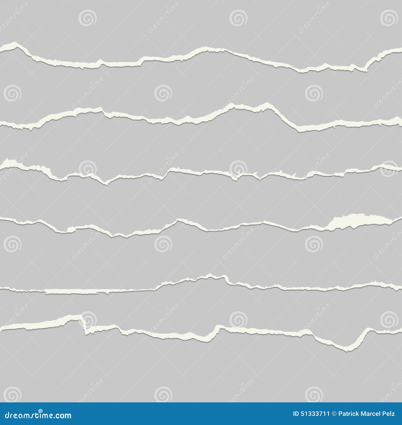 Seamless Paper Rips Cartoon Vector | CartoonDealer.com #51333711