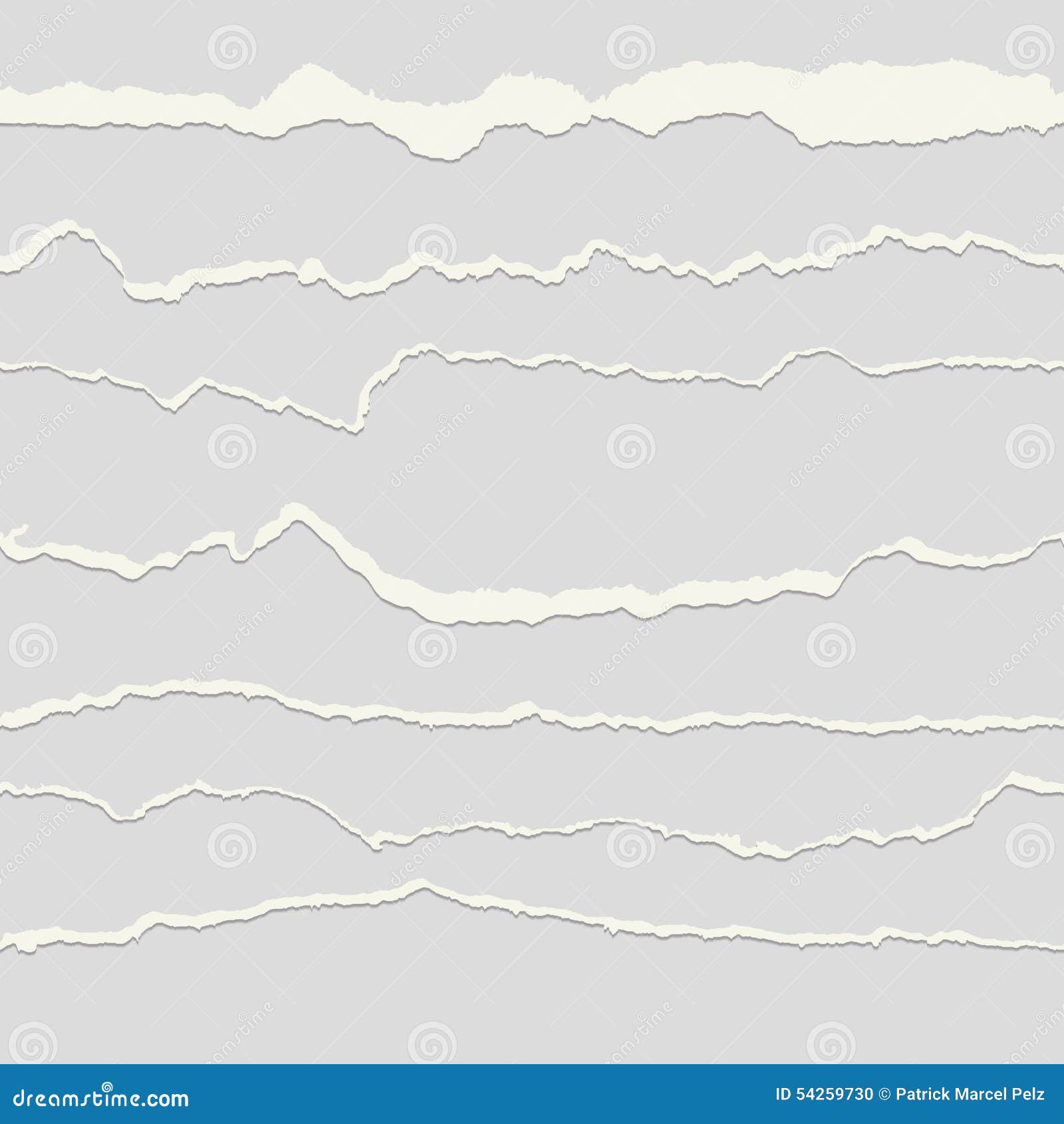 Seamless paper rips stock vector. Illustration of message - 54259730