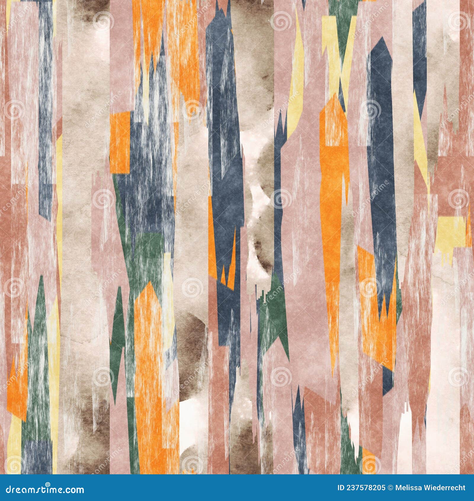 Seamless Paper Strip Collage Surface Pattern Design for Print Stock ...