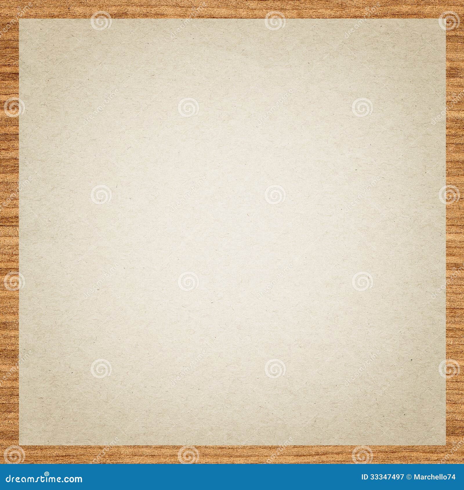 Seamless Paper with Wooden Border Stock Image - Image of plain ...