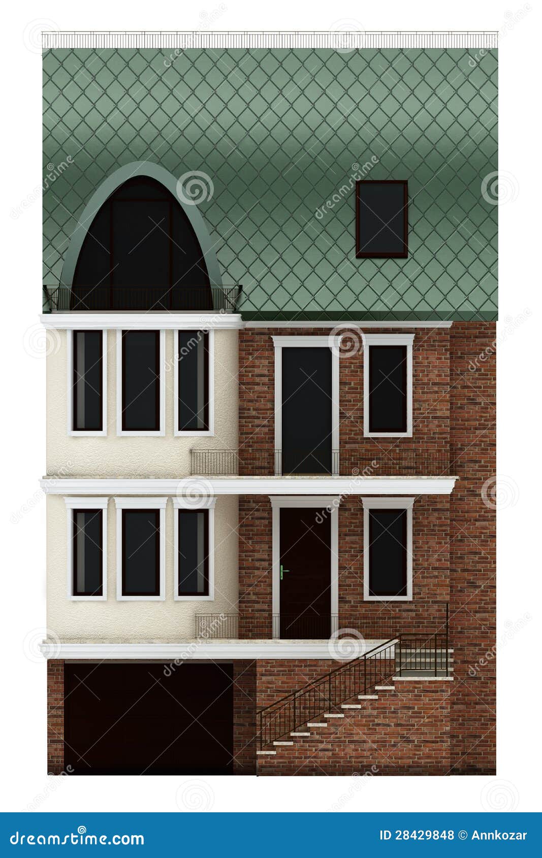 Terraced Houses Icon On White Background. Simple Element Illustration ...