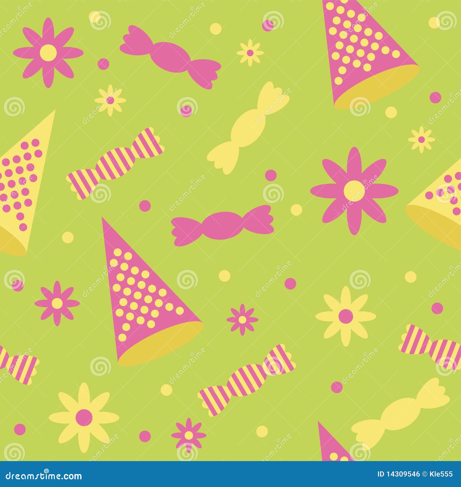Seamless Party Background Texture Vector Illustration | CartoonDealer ...