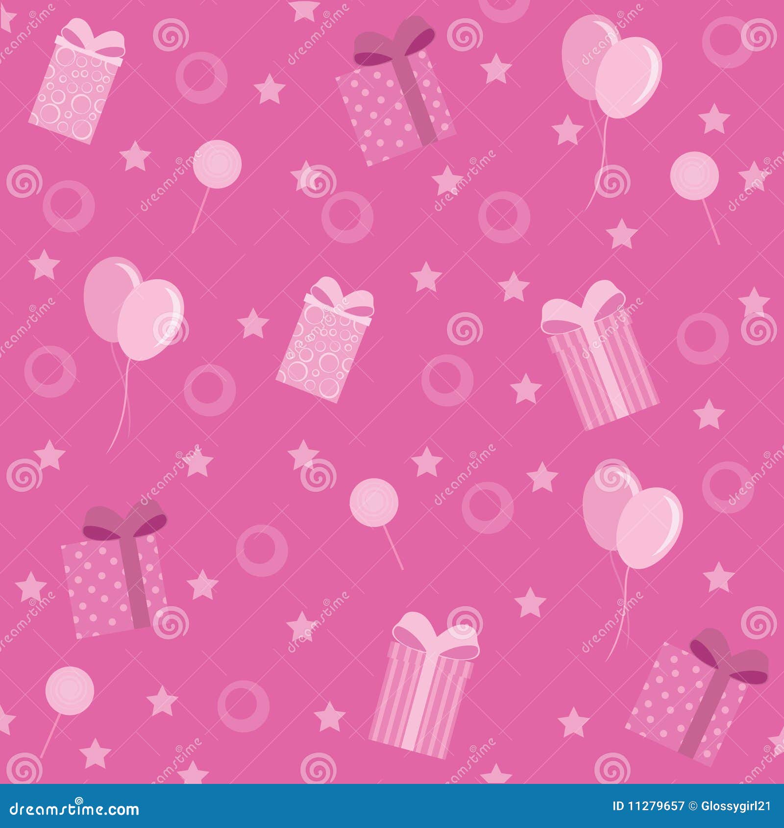 Seamless party pattern stock vector. Illustration of decoration - 11279657