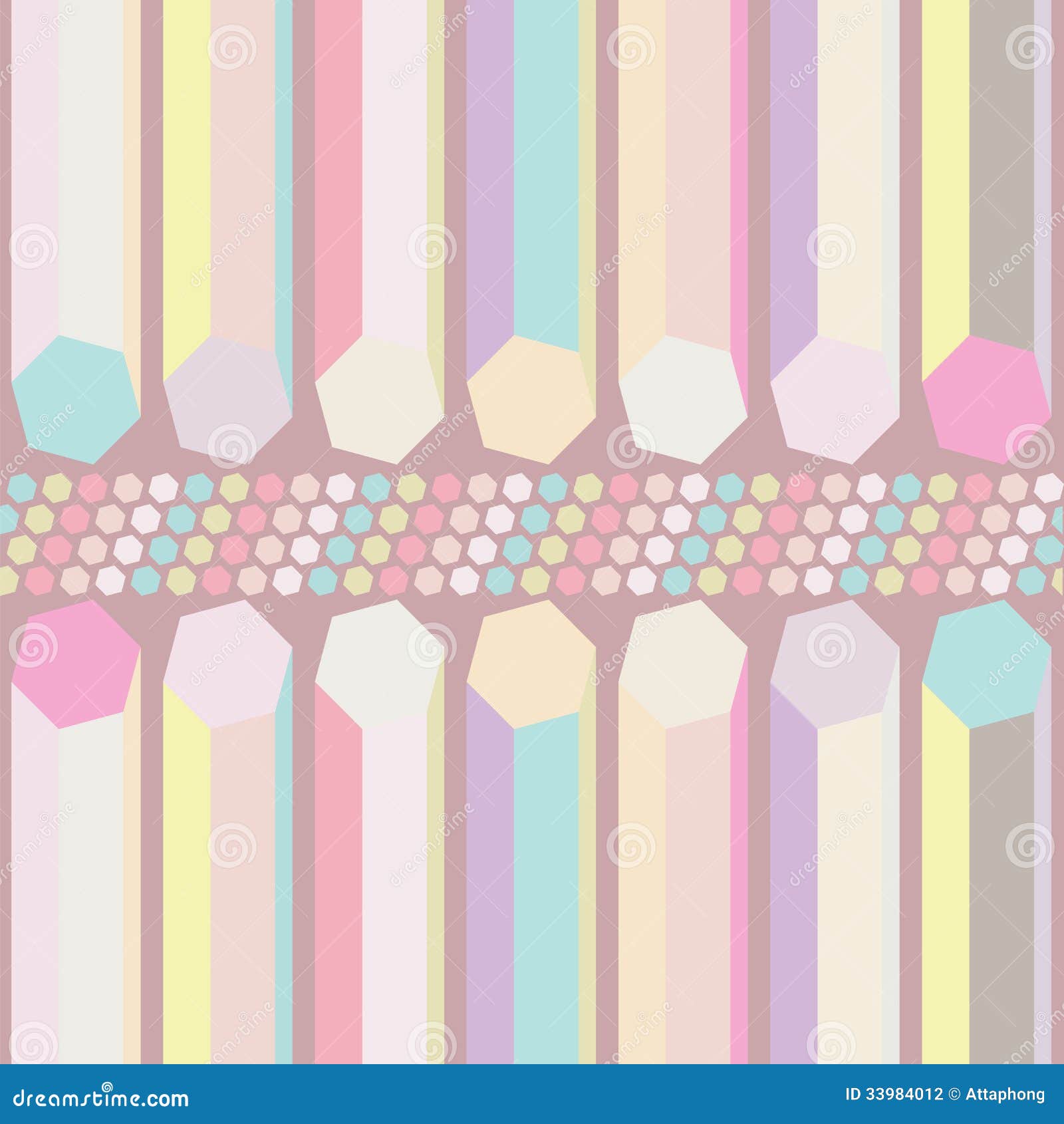 Seamless Pastel Abstract Pattern Stock Illustration - Illustration of ...